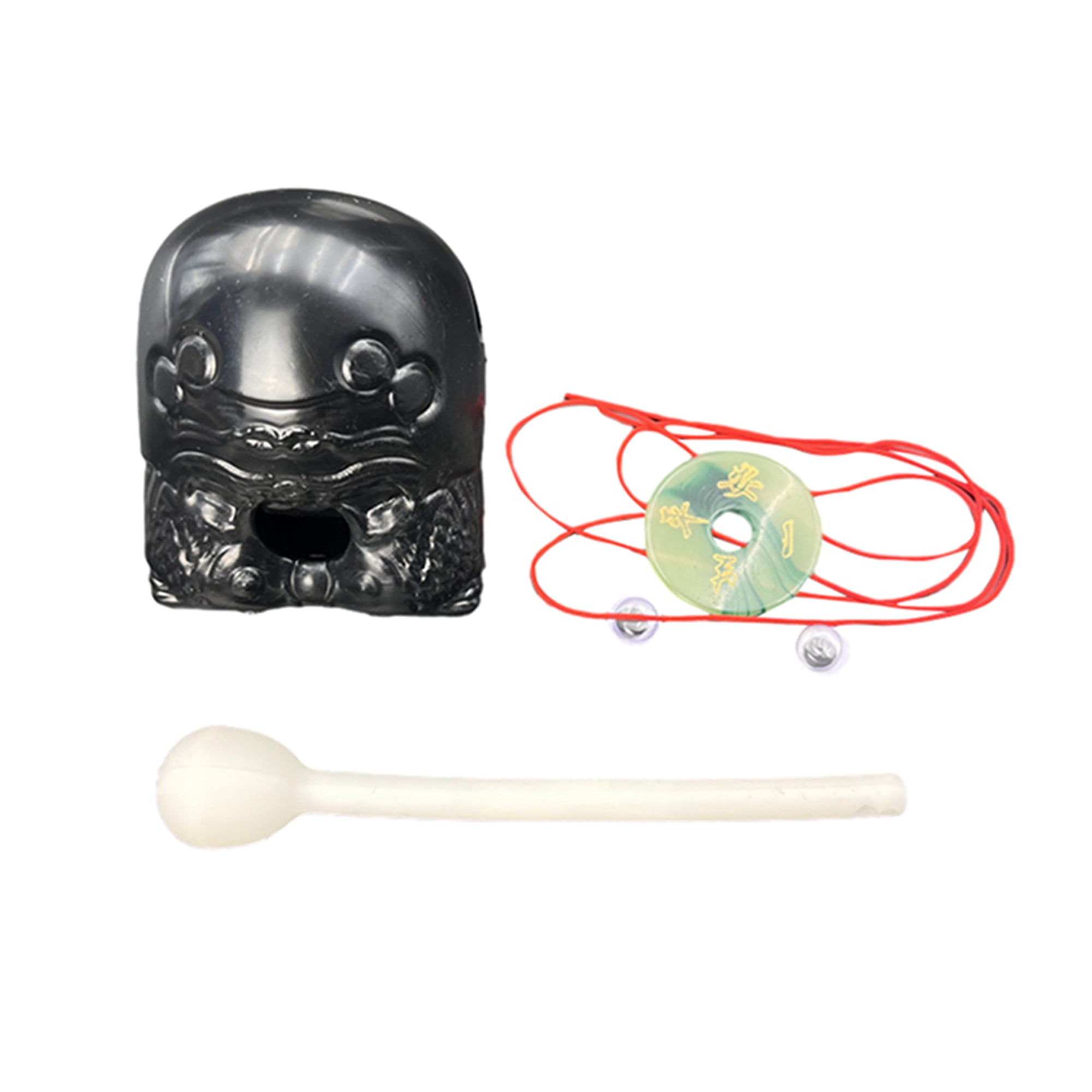 Sprifallbaby Wooden Fish Block Knocker with Stick, Percussion ...