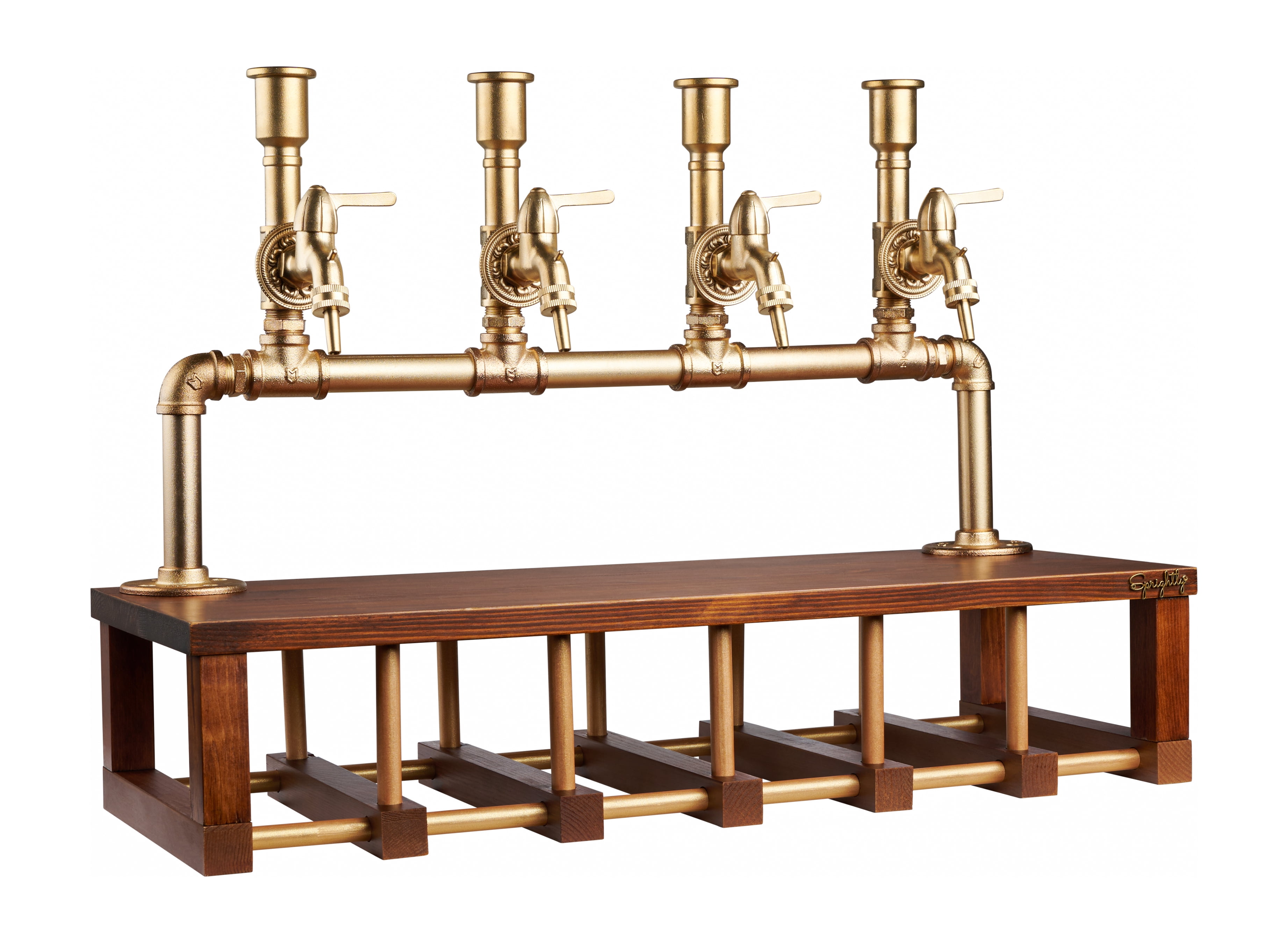 Sprightly Wine and Liquor Dispenser for Home Bar, Alcohol Liquor 4 ...