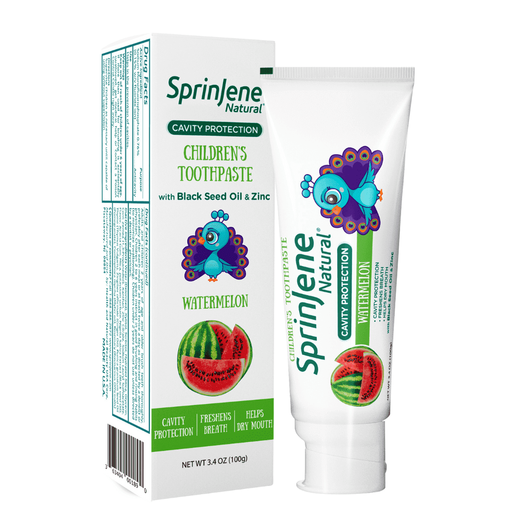 SprinJene Natural Children's Watermelon Toothpaste with Cavity ...