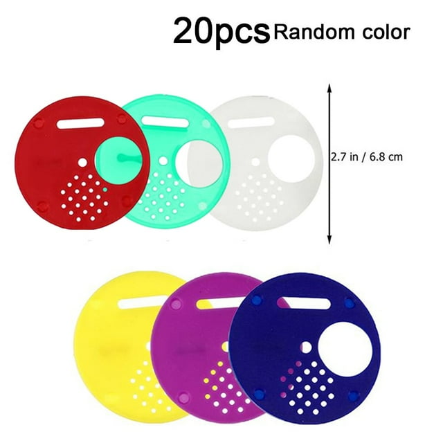 Spring 20pcs Plastic Bee Nest Door Round Bees Hives Box Entrance Gate
