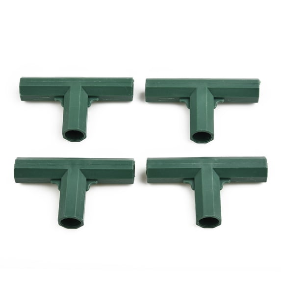 Spring 4Pcs T 3ways Cross 4ways Connector For 16MM Tube Plastic Garden ...