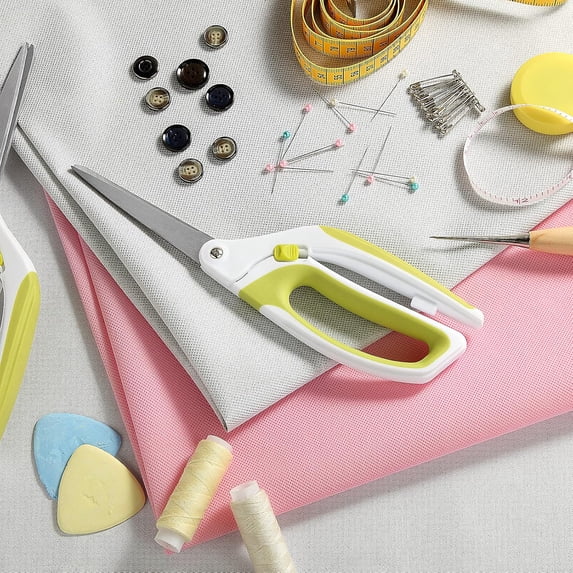 Spring Action Fabric Scissors, Professional Sewing Scissors for Tailor ...