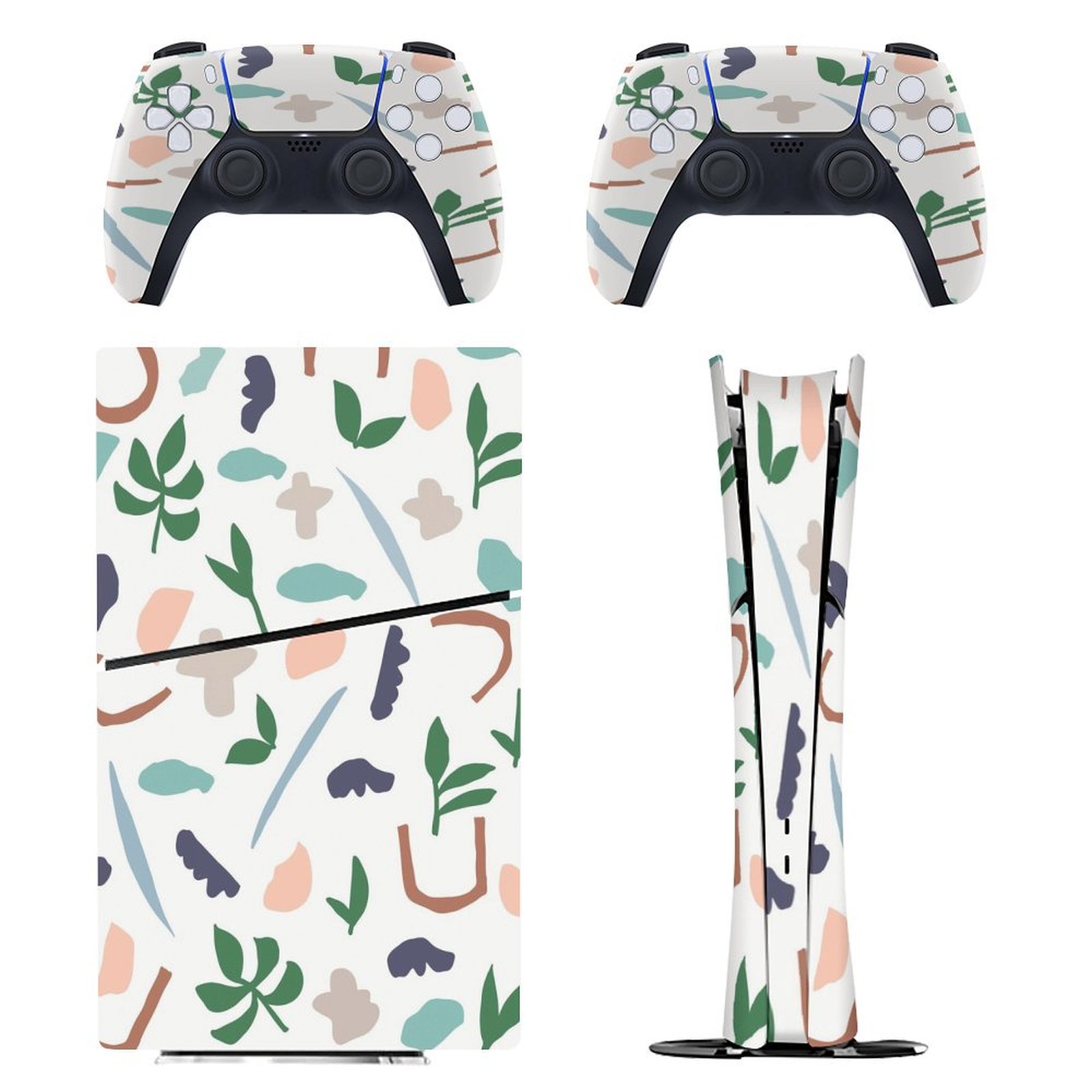 Spring And Summer, Abstract, Flowers PS5/PS5 Slim Digital Disc Skin ...