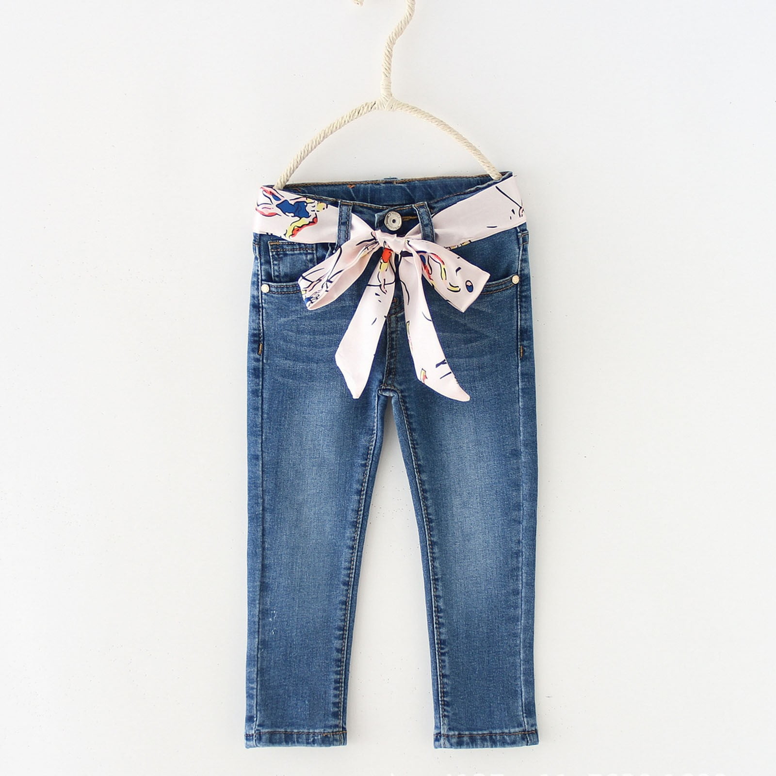 Spring And Summer Children's Girls's Basic Casual Solid Full Length ...
