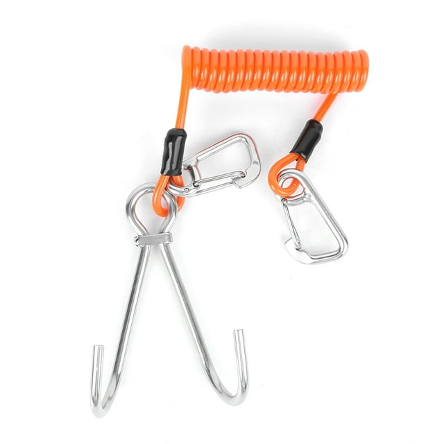 Spring Anti Lost Rope Double End Marine Grade Sports Stainless Steel ...