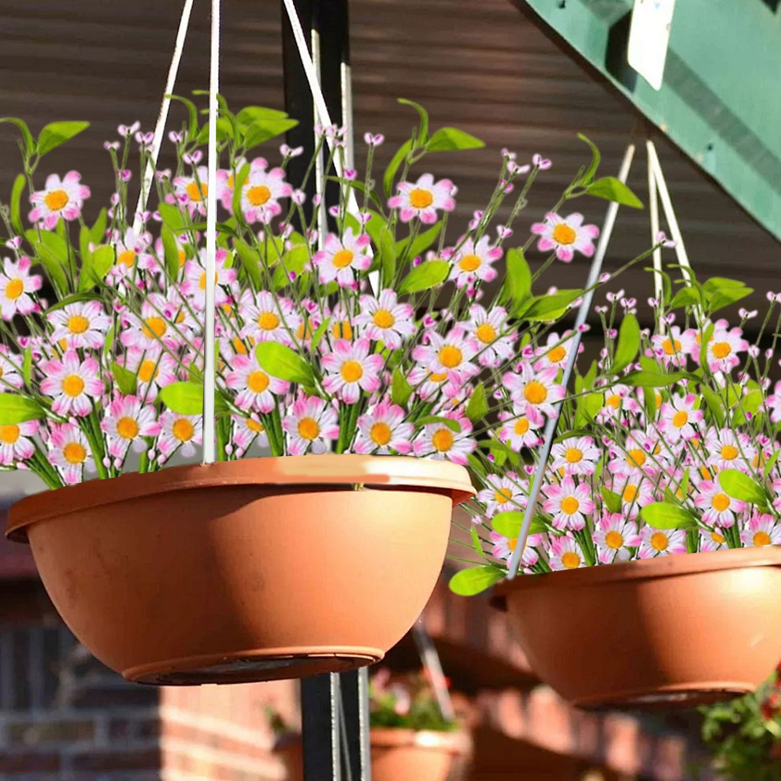 Spring Artificial Greenerys Daisys Fake Flower European And Wildflower ...