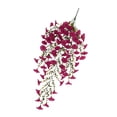 Spring Artificial Hanging Mum Plant With Trailing Vine For Porch Yard ...