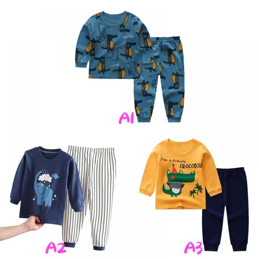 Spring Autumn Children Boy And Girls Clothes Set Baby Cartoon Clothes ...