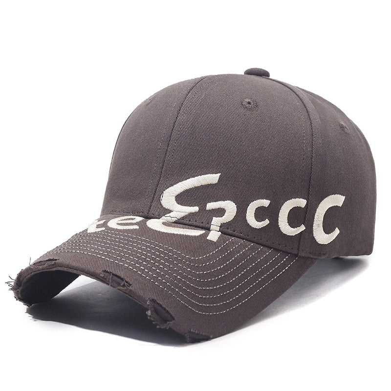 Spring and Autumn Duckbill Cap for Men and Women, Distressed Korean ...