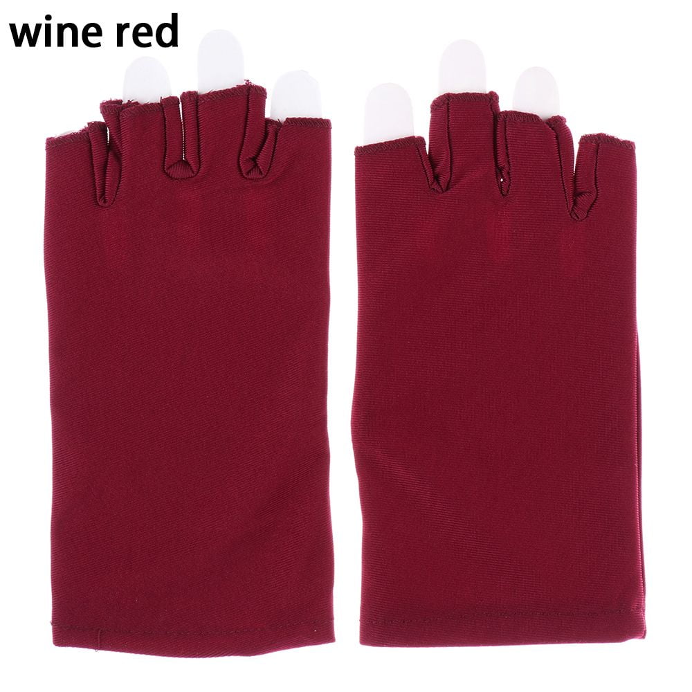 Spring Autumn Tight Short Thin Sports/Driving/Biking Summer Mittens ...