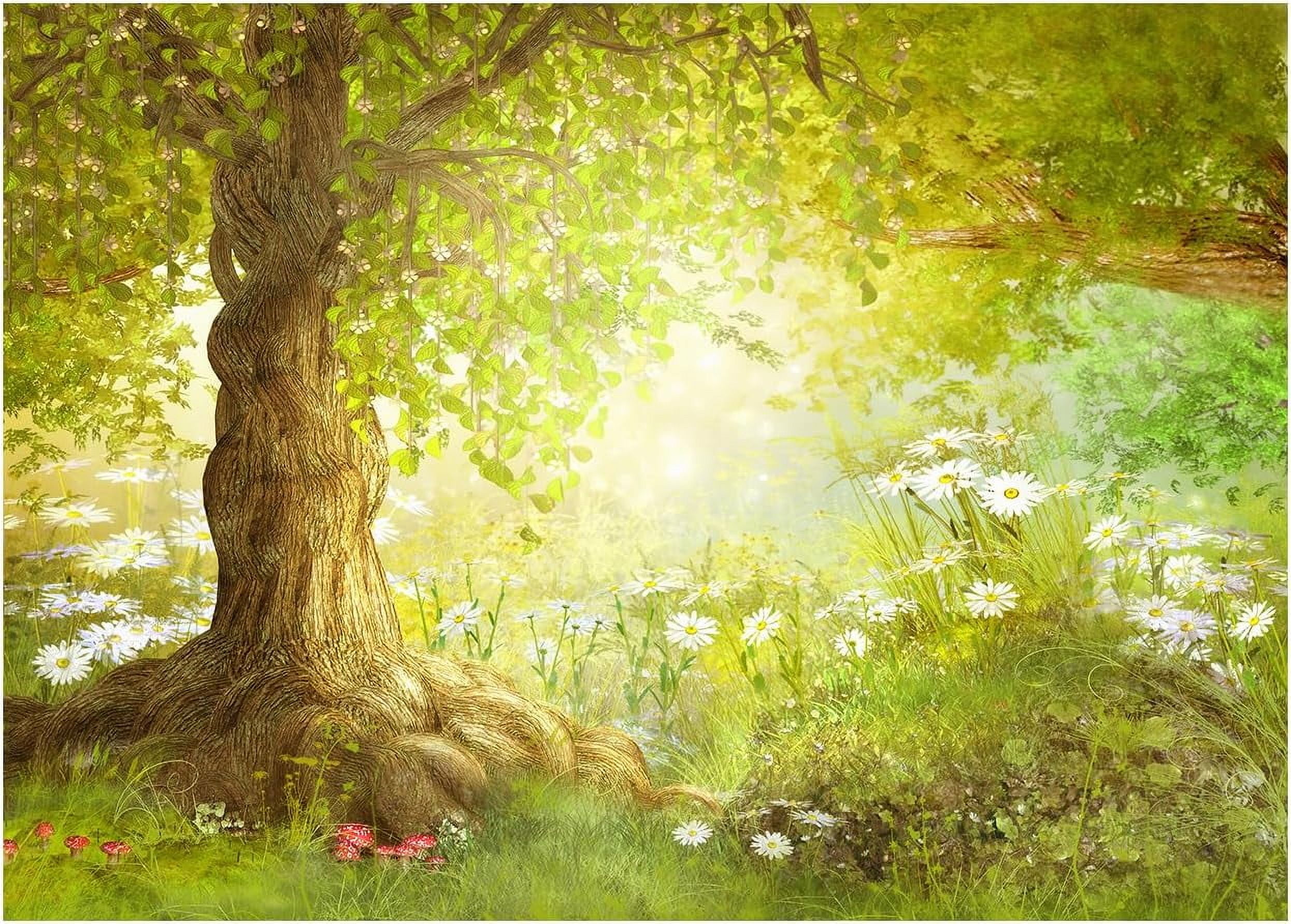 Spring Backdrop Dreamy Forest Backdrop Easter Backdrop Sunshine ...