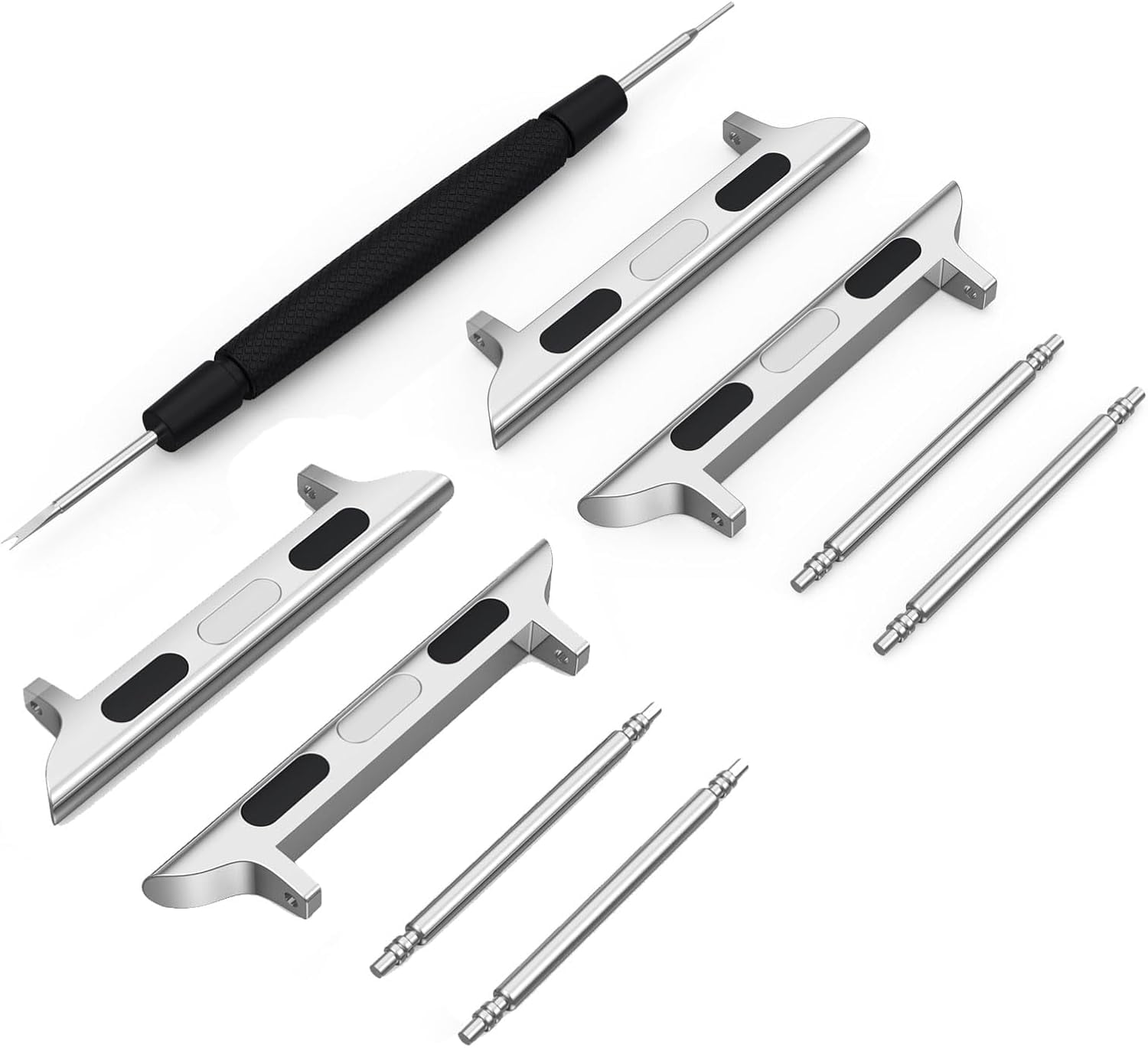 Spring Bar Apple Watch Adapter Connector for Apple Watch, Stainless ...