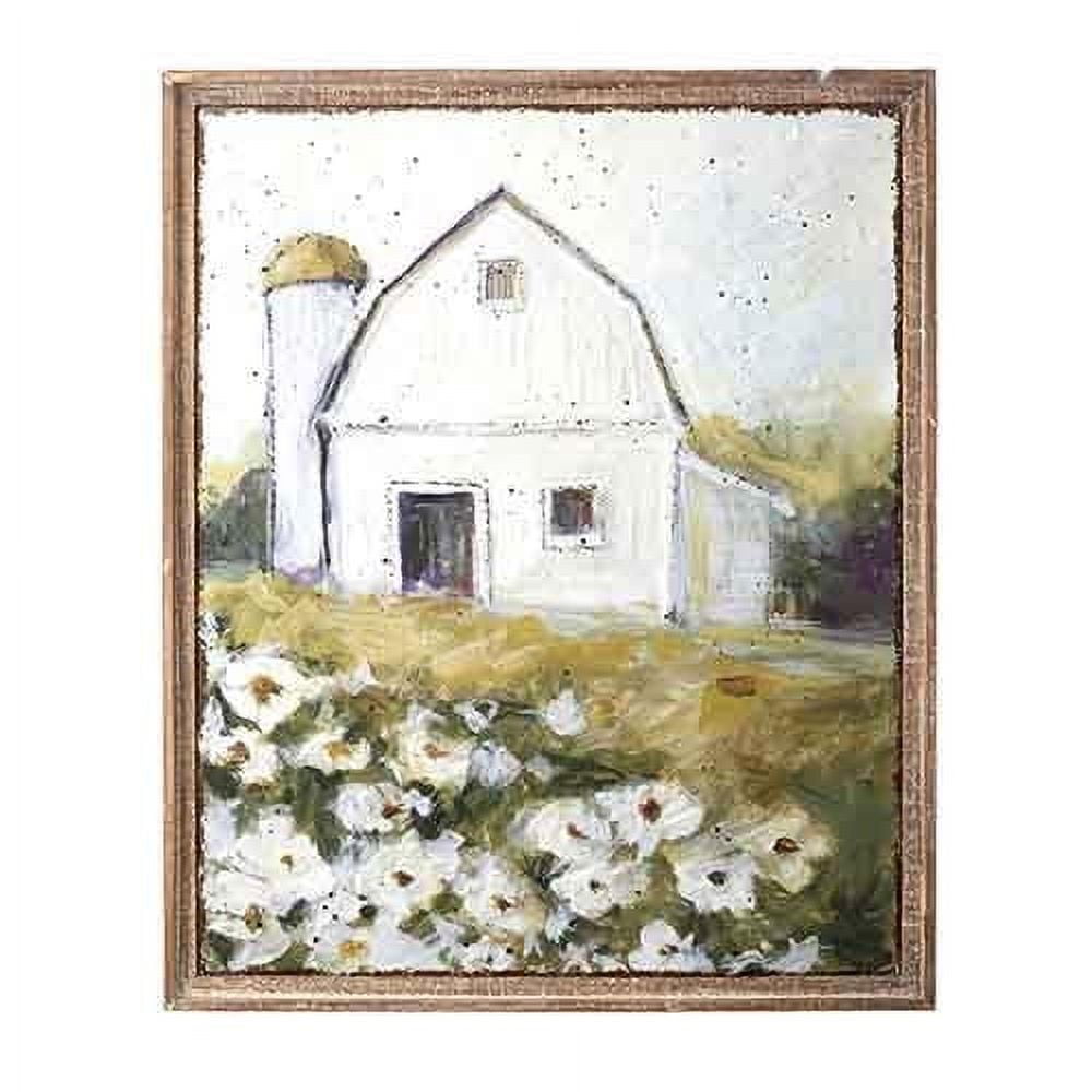 Spring Barn Metal Wall Art - 28" - Walmart.com
