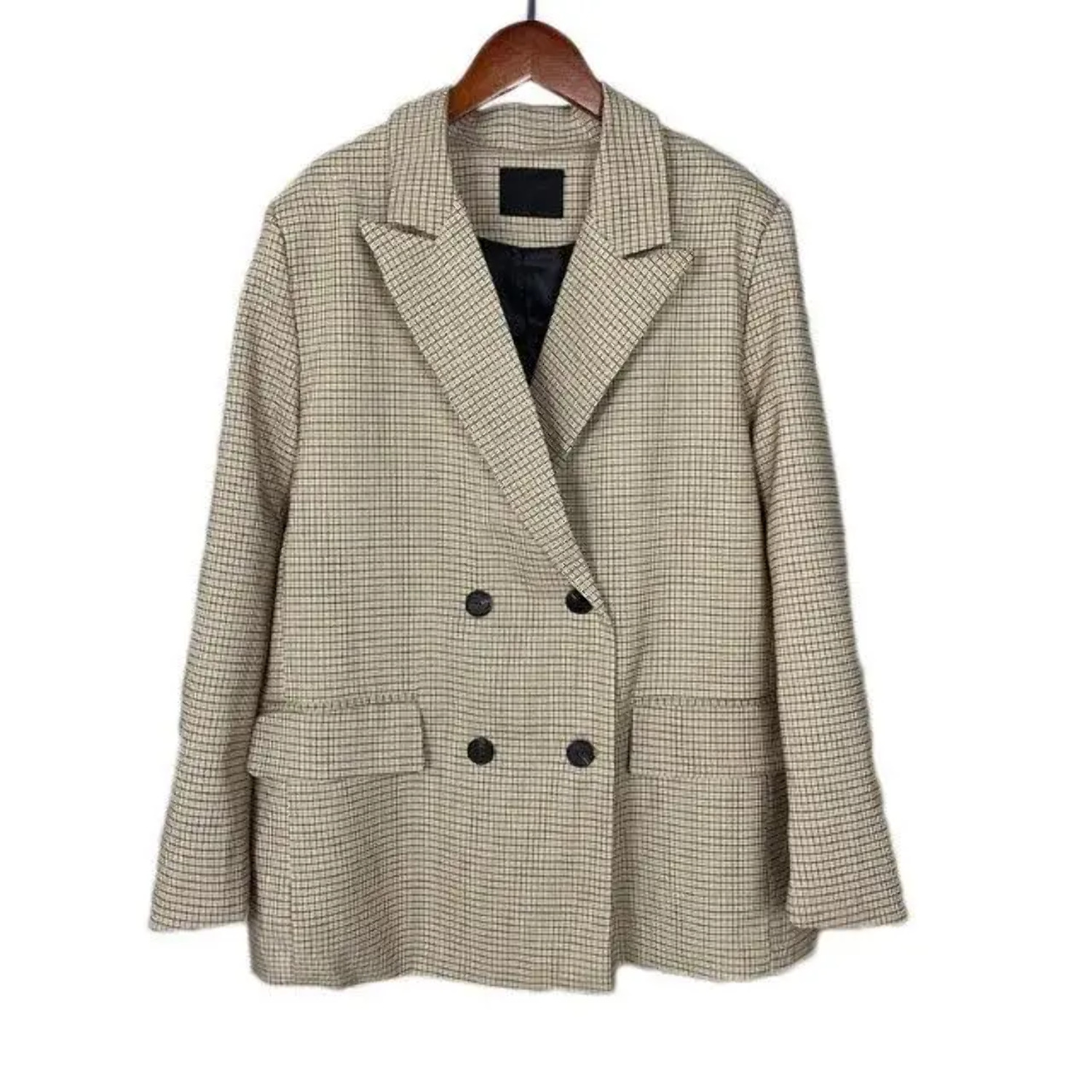 Spring Blazer Women Double Breasted Oversized - Walmart.com
