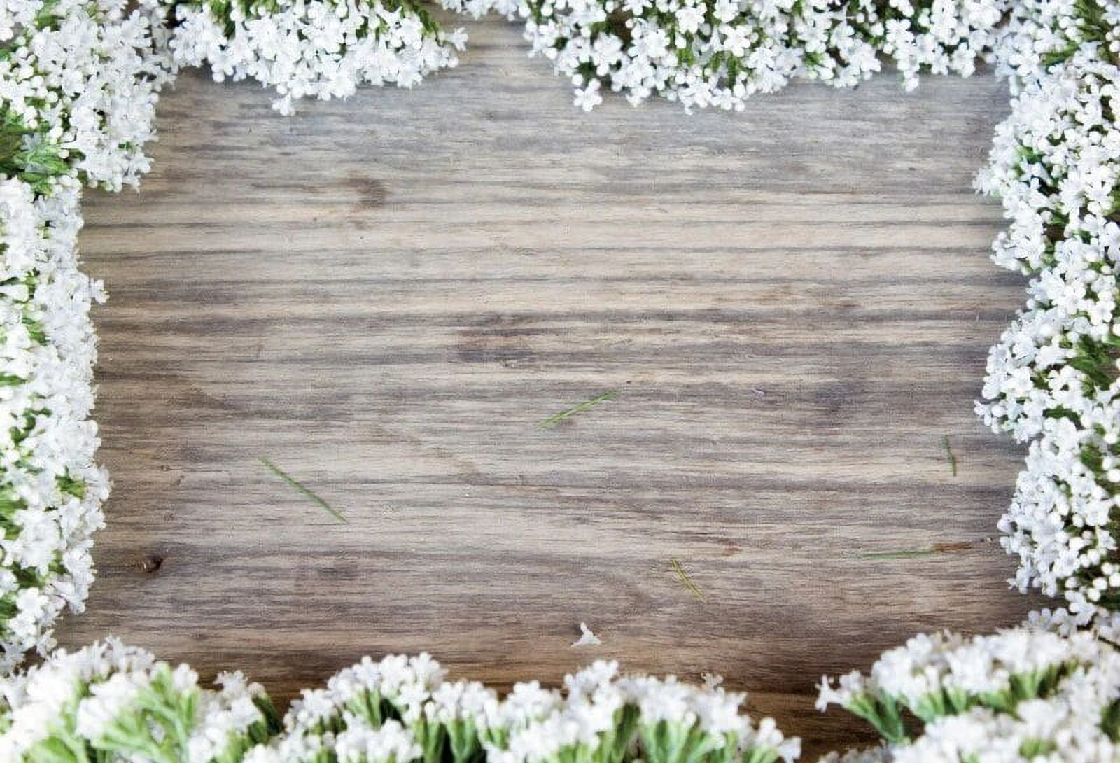 Spring Blooms White Flower Wood Texture Old Vintage Gradient Wooden ...