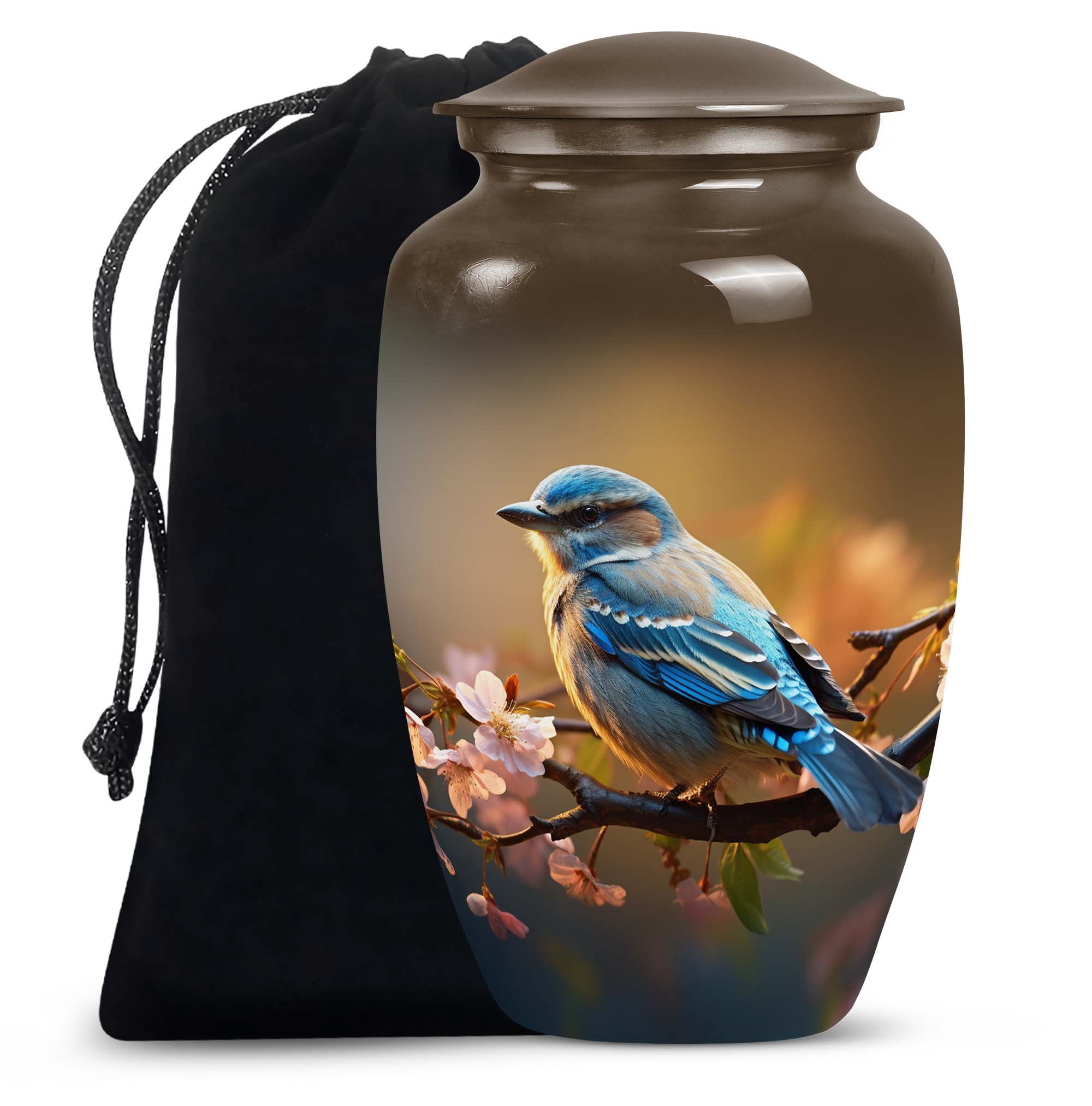 Spring Blossom Bliss Bird - Urn For Mom - Sophisticated Large Urn for ...