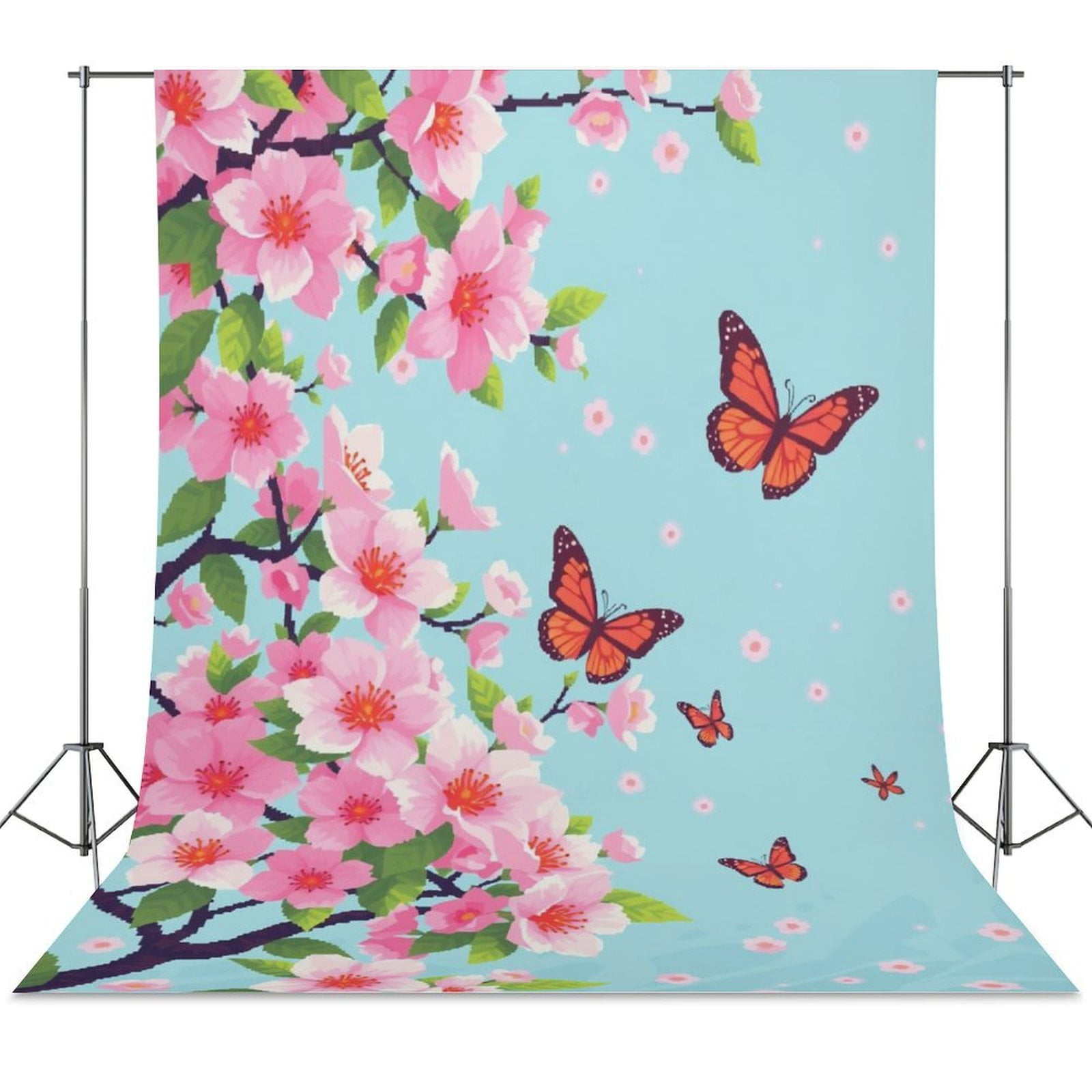 Spring Blossoms Butterflies Photography Backdrops Adult Photostudio ...
