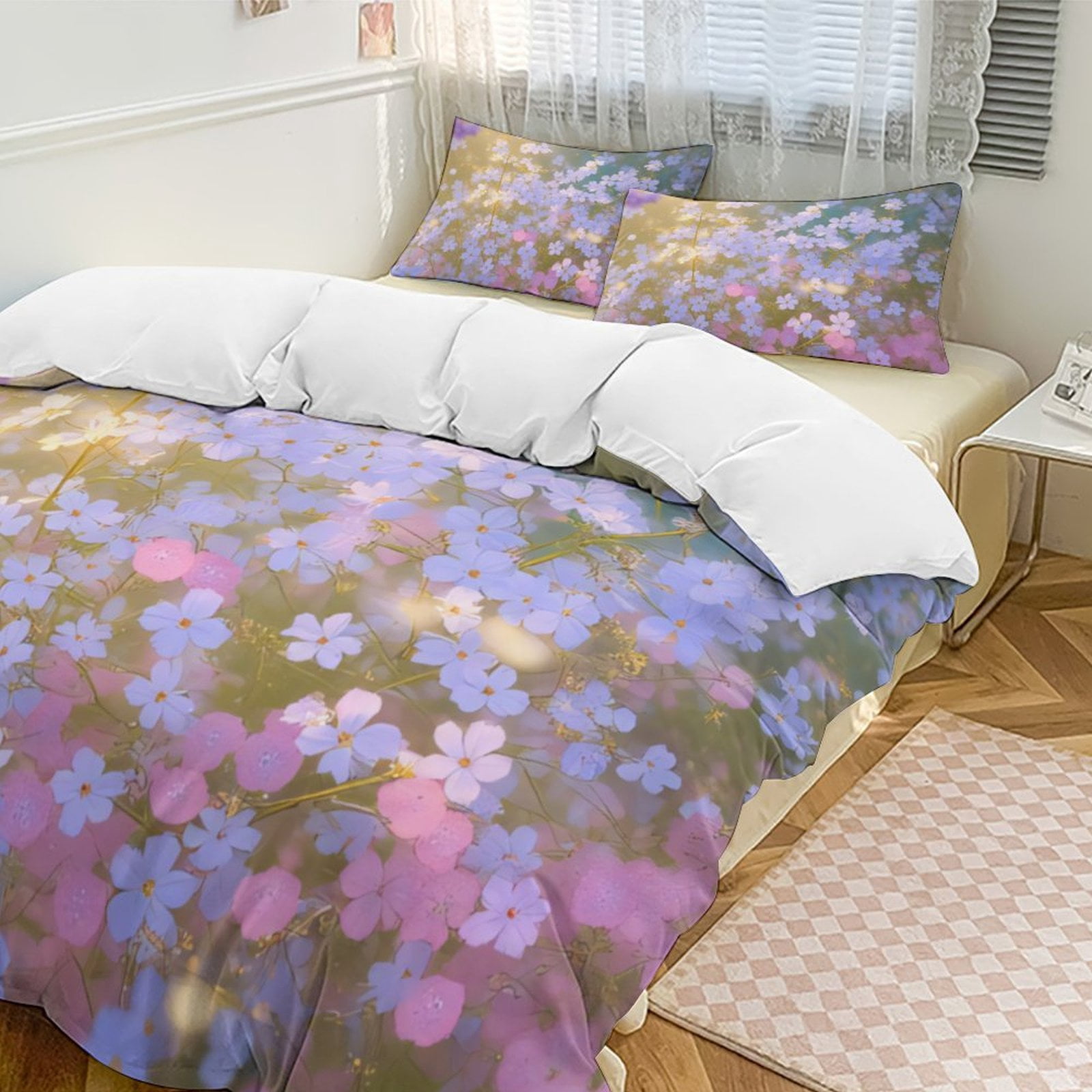 Spring Blossoms in Soft Light 3D Duvet Cover Set Quilt Cover Theme of ...