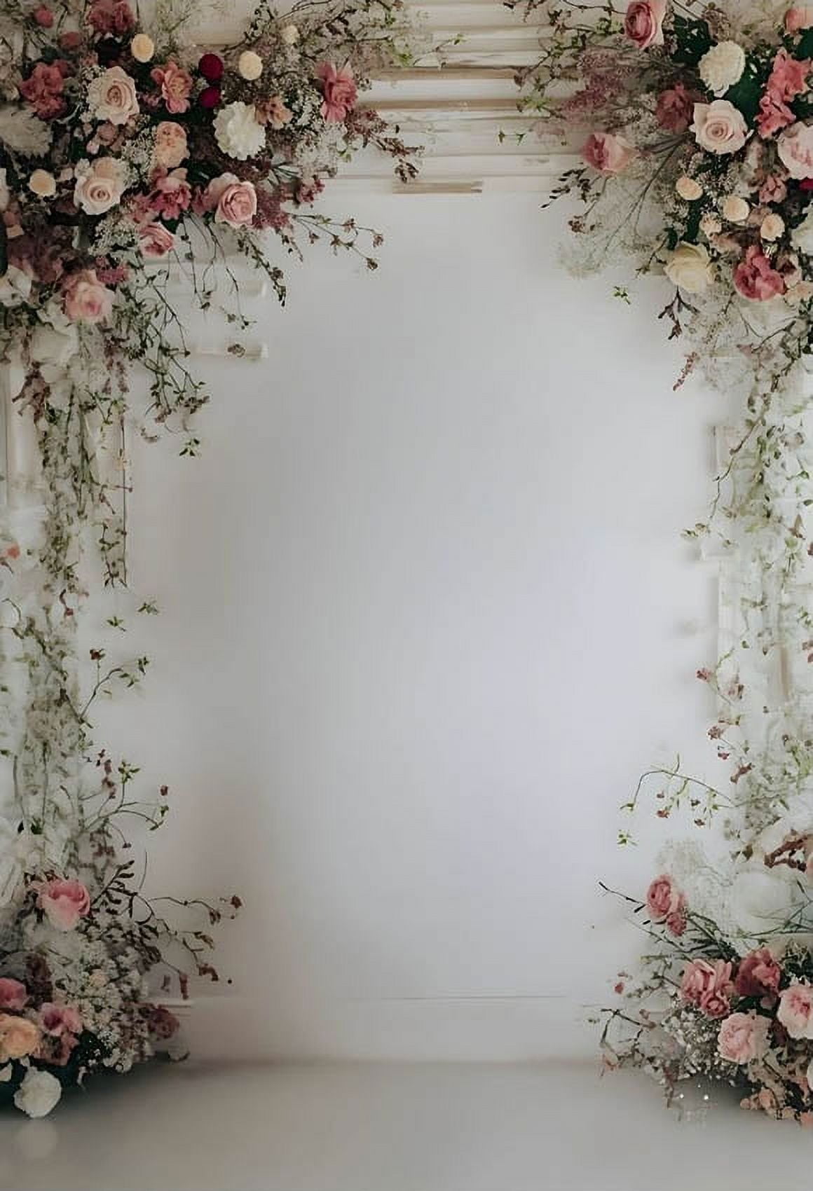 Spring Boho Floral Wall Adult Birthday Wedding Maternity Art Portrait r ...