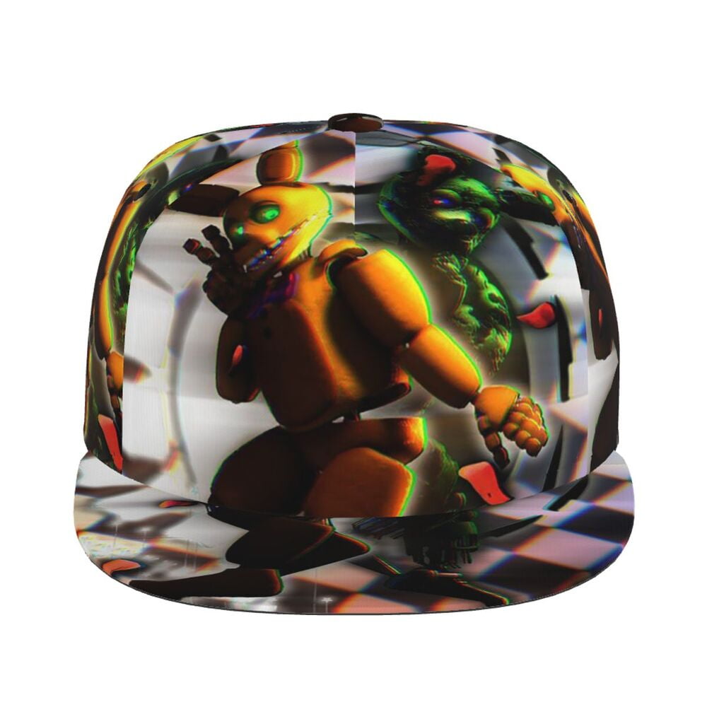 Spring Bonnie ant Springtrap Adjustable Flat Brim Baseball Cap Snapback ...