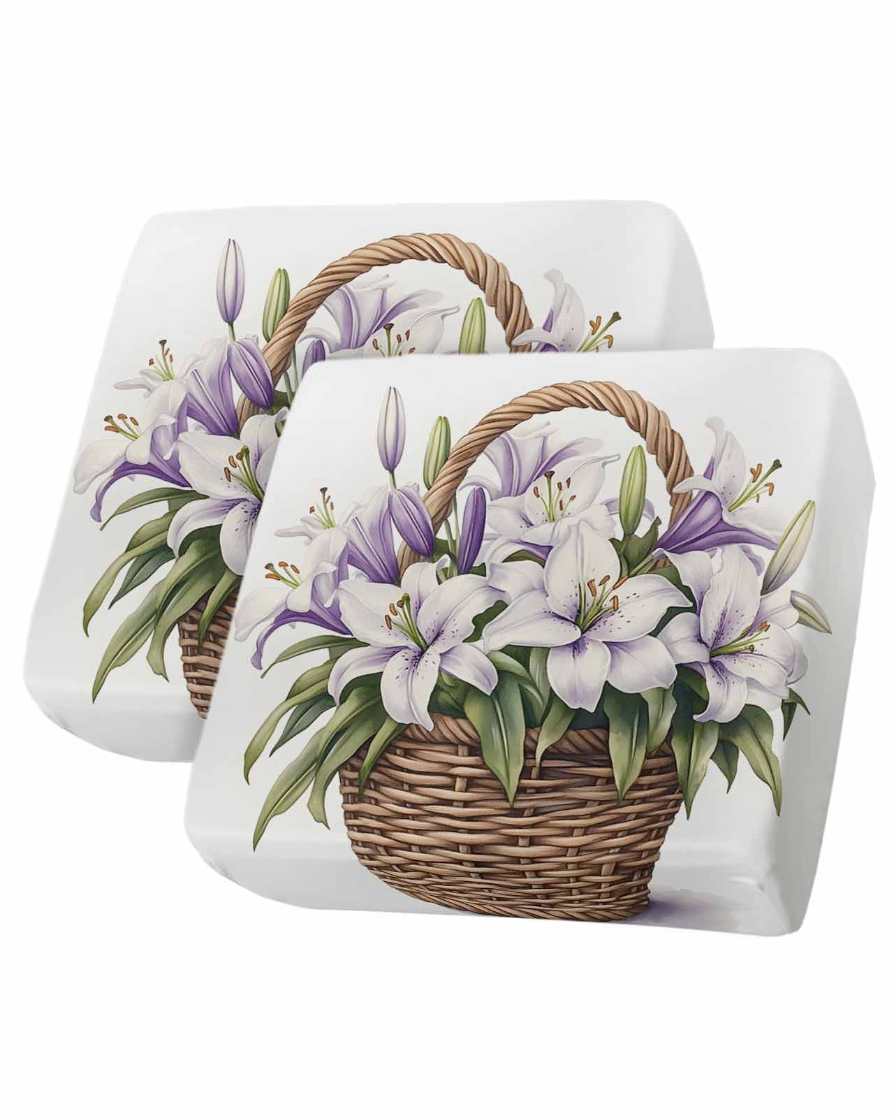 Spring Botanica Art Sofa Couch Cushion Covers Washable, Removable ...