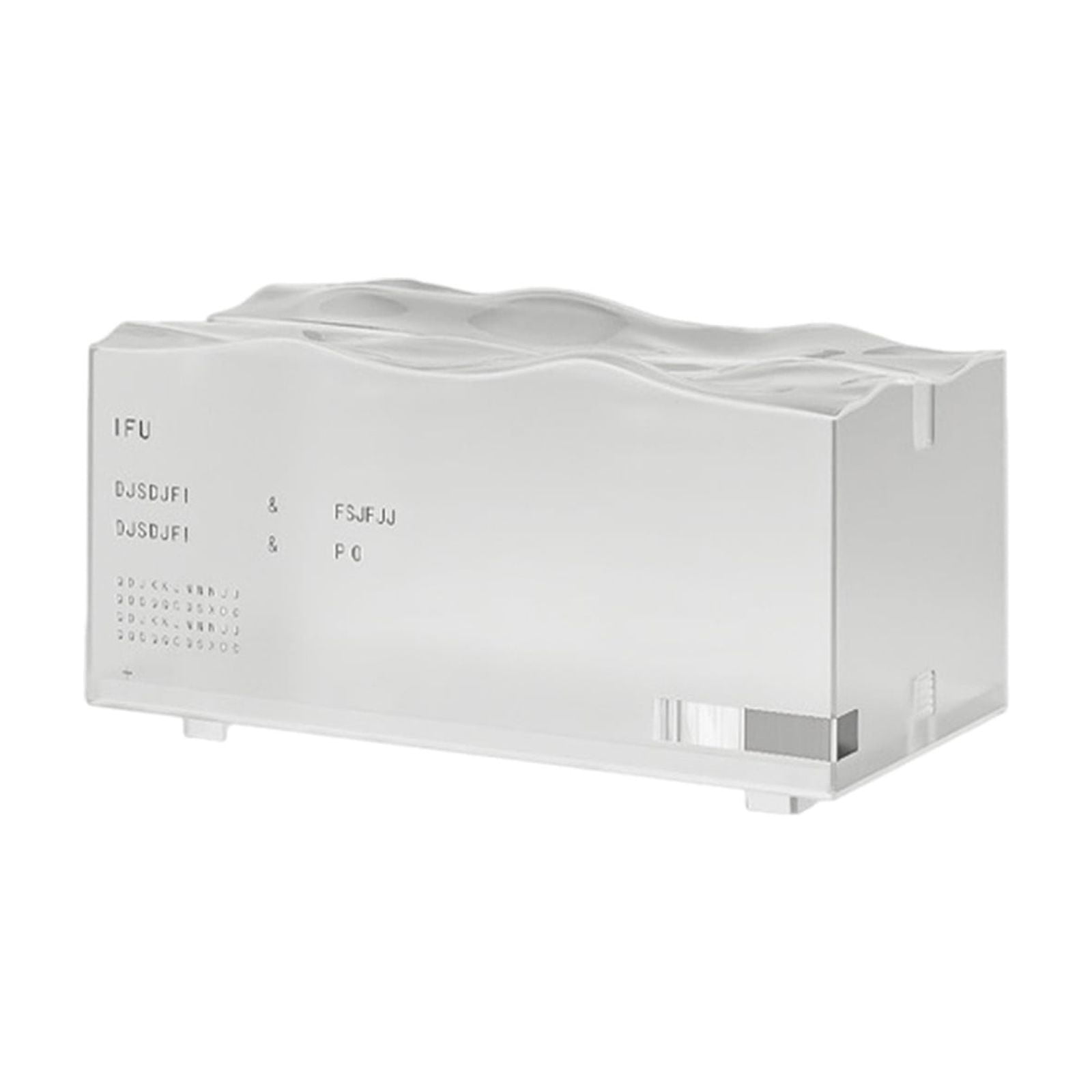 Spring Bottom Tissue Box | Elastic Support Desktop Dispenser | Modern ...