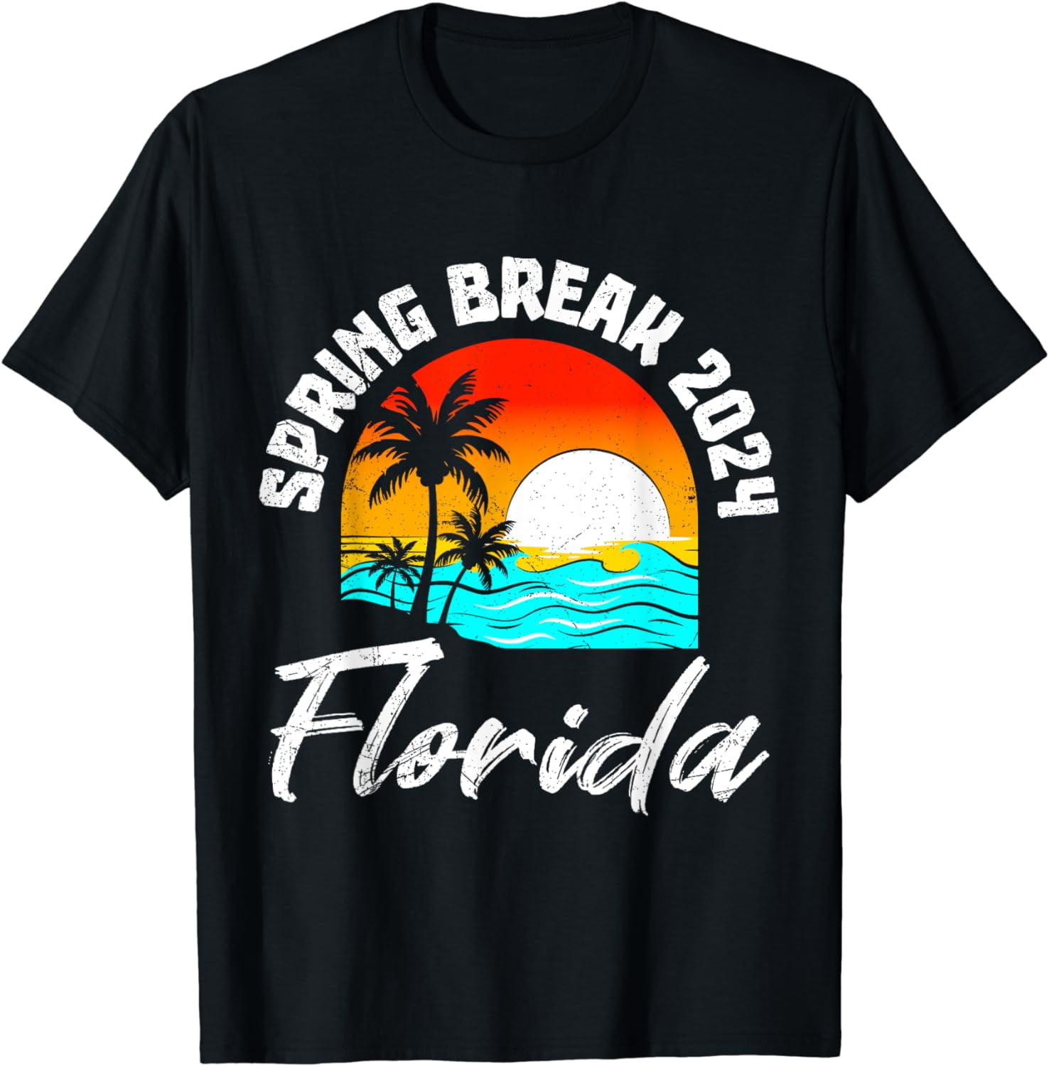 Spring Break 2024 FLORIDA America Vacation Beach Week T-Shirt - Walmart.com