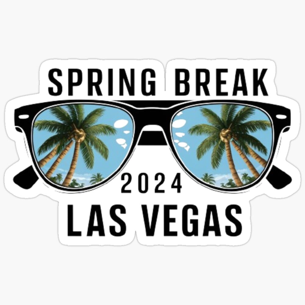 Spring Break 2024 Las Vegas Sticker Phone Decal Water Bottle Stickers ...