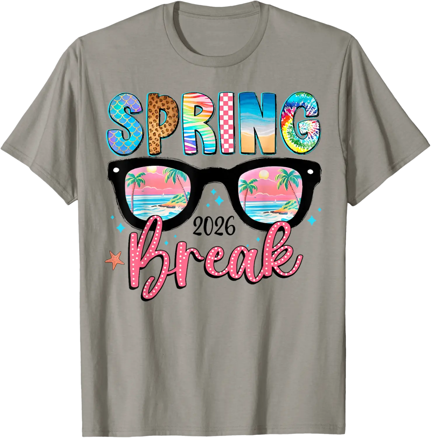 Spring Break Beach Vacation T-Shirt - Walmart.com