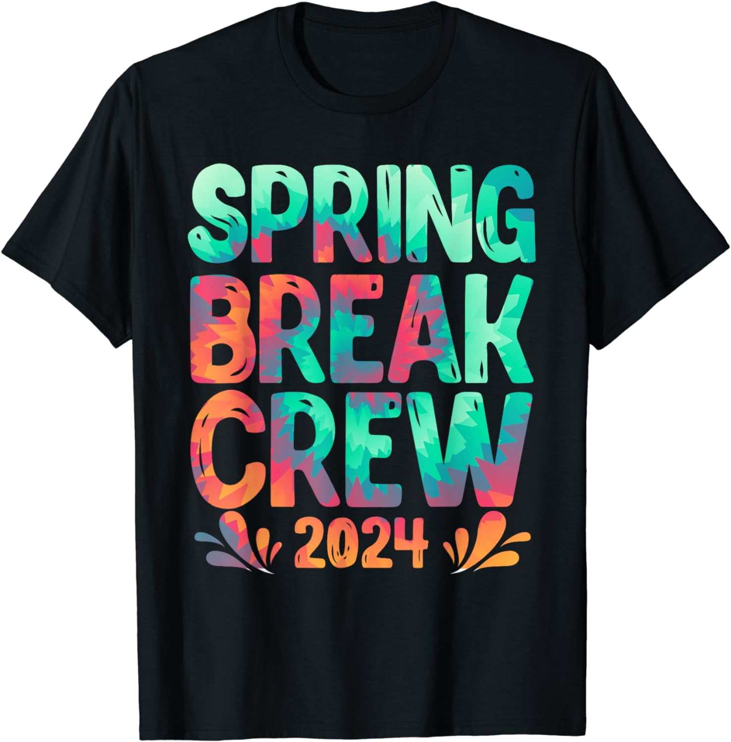 Spring Break Crew 2024 Group Vacation Beach Week Party T-Shirt ...