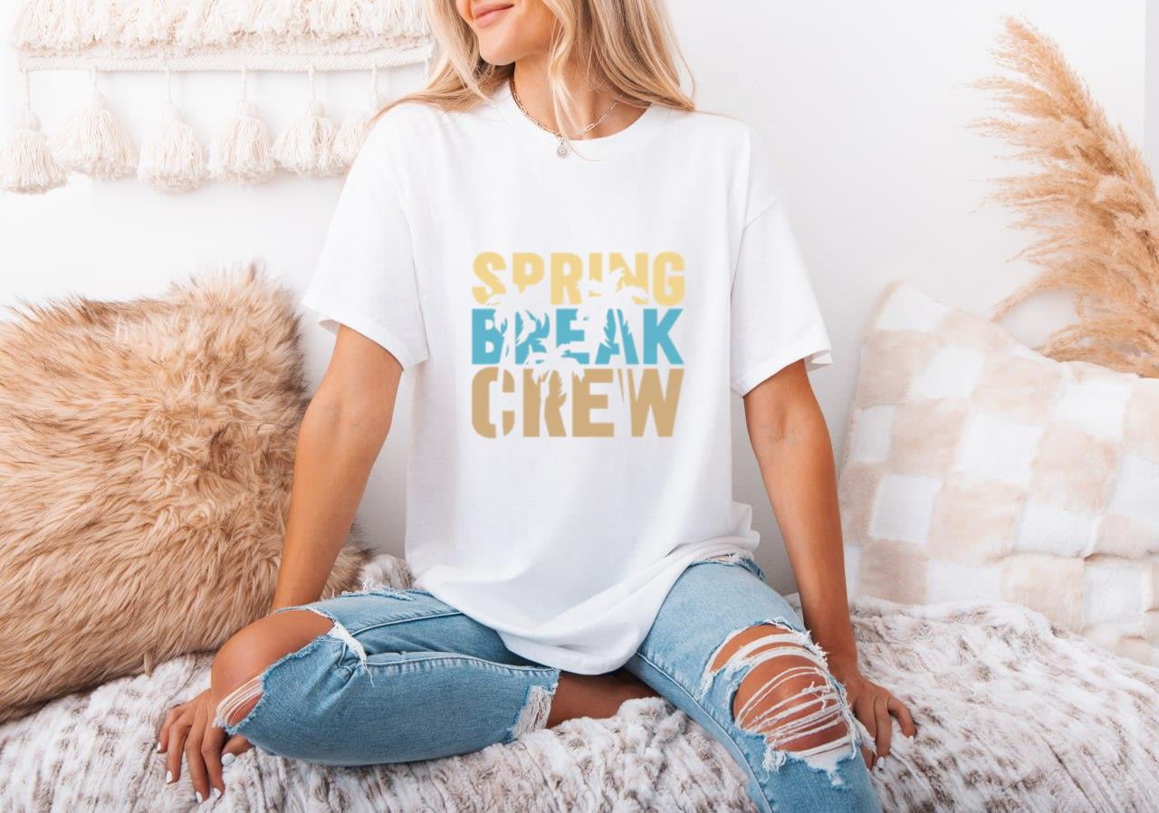 Spring Break Crew T-Shirt to Represent Your Squad and Celebrate Your ...