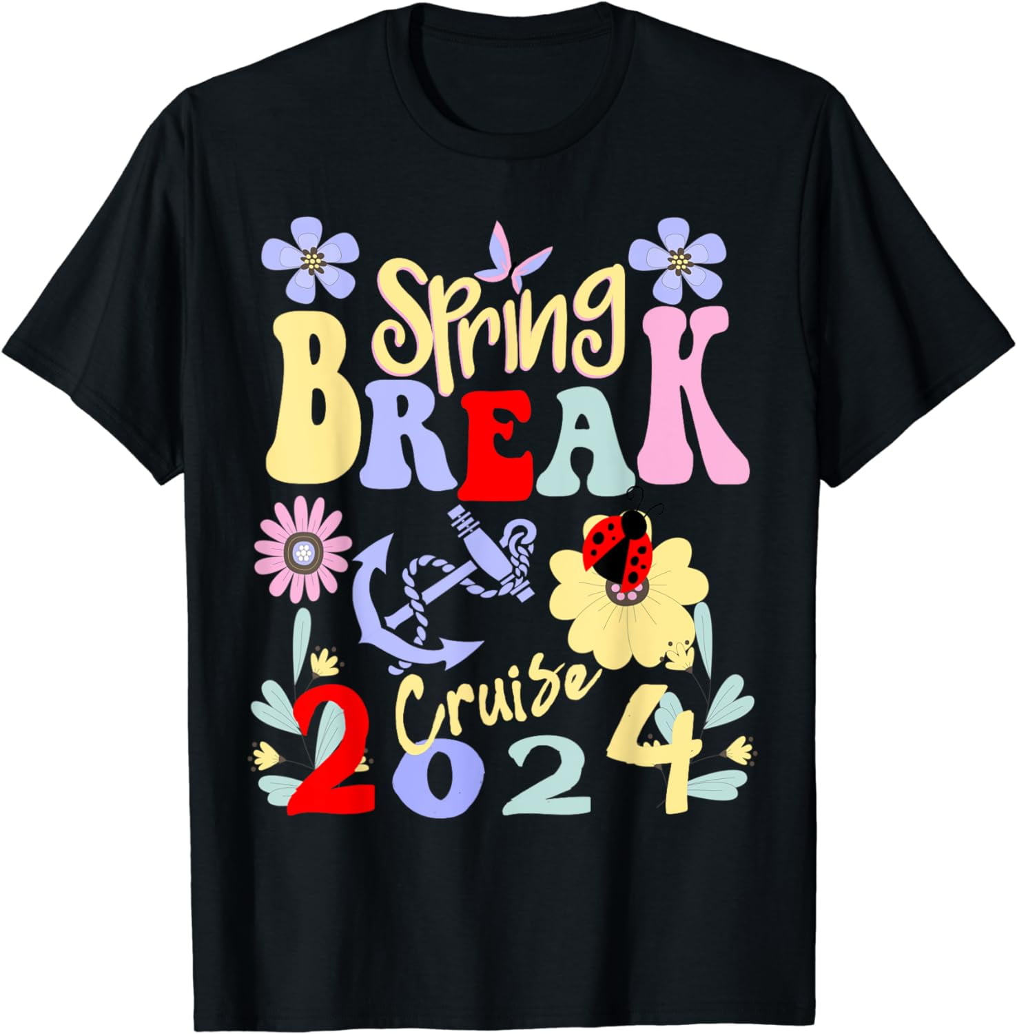 Spring Break Cruise 2024 Sunglasses Vacation Trip Matching T-Shirt ...