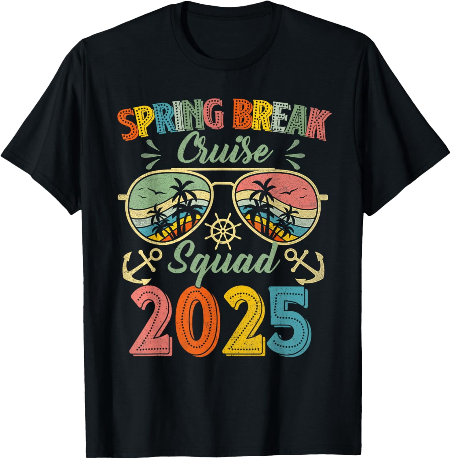 Spring Break Cruise Squad 2025 Matching Family Trip Vacation T-Shirt ...
