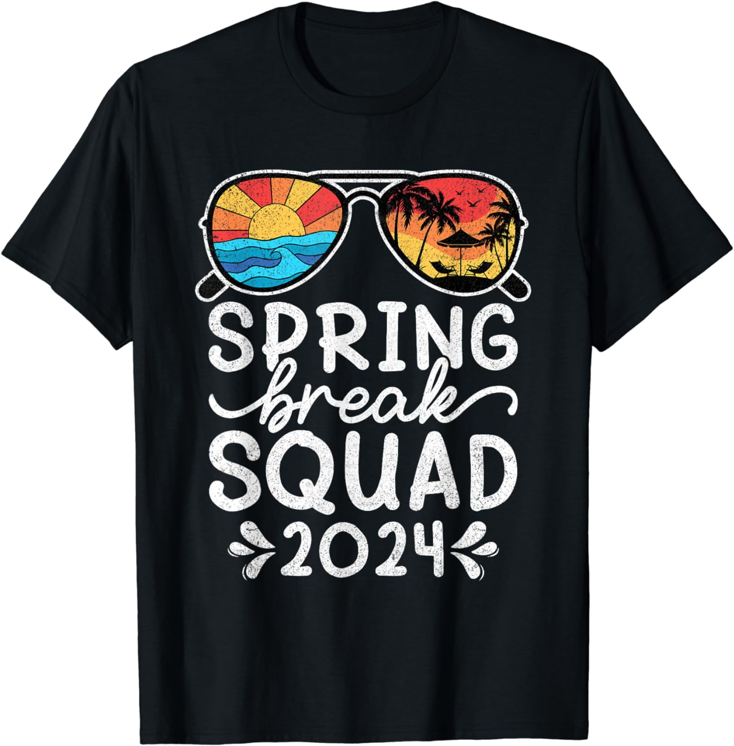 Spring Break Squad 2024 Matching Family Vacation Family Trip T-Shirt ...