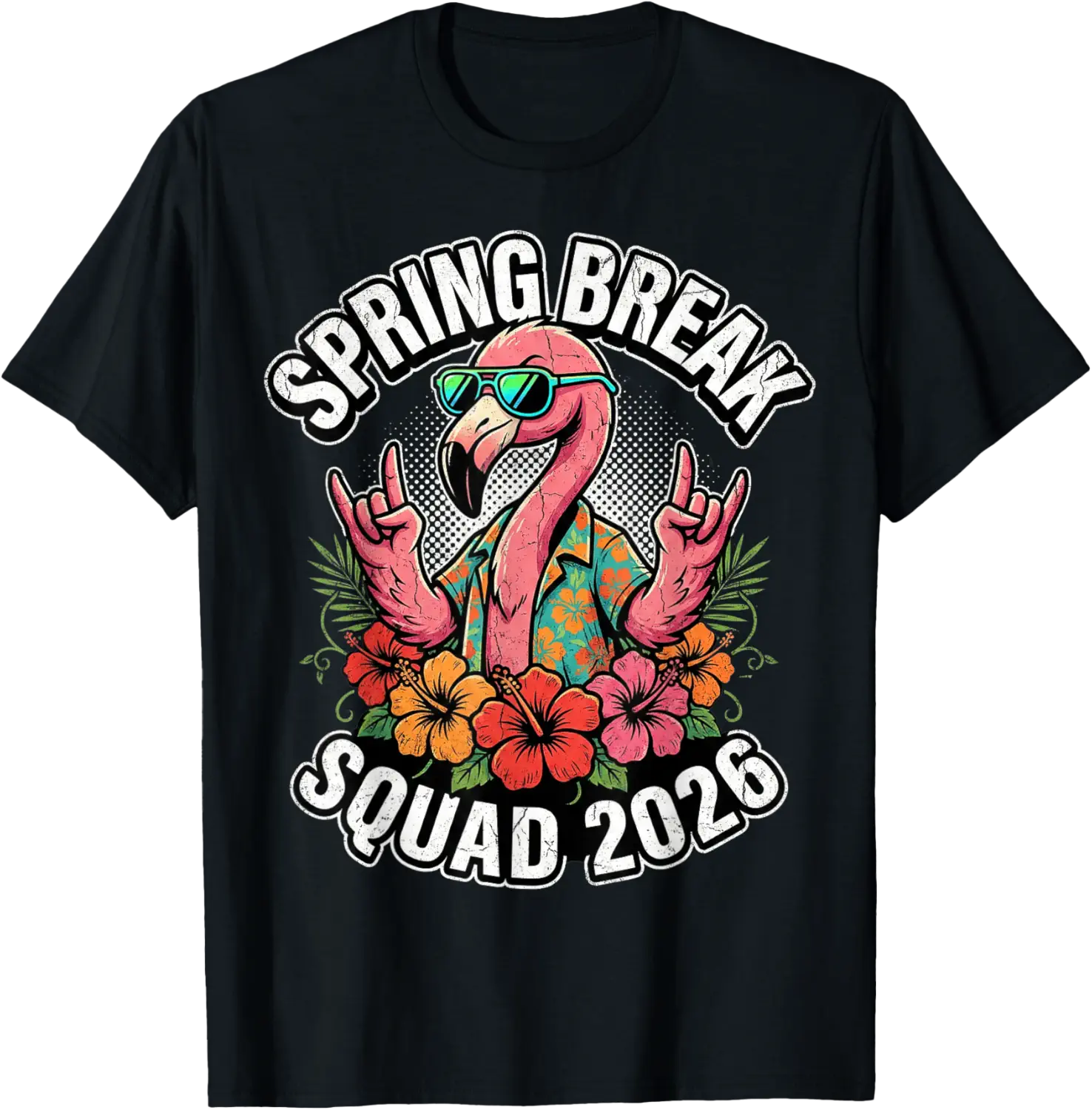 Spring Break Squad Flamingo Group Trip T-Shirt - Walmart.com