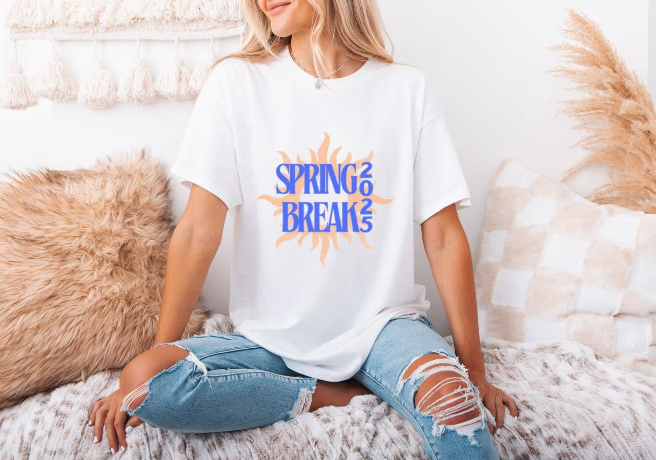Spring Break Sun T-Shirt Featuring Sunny Graphics for Your Beach ...