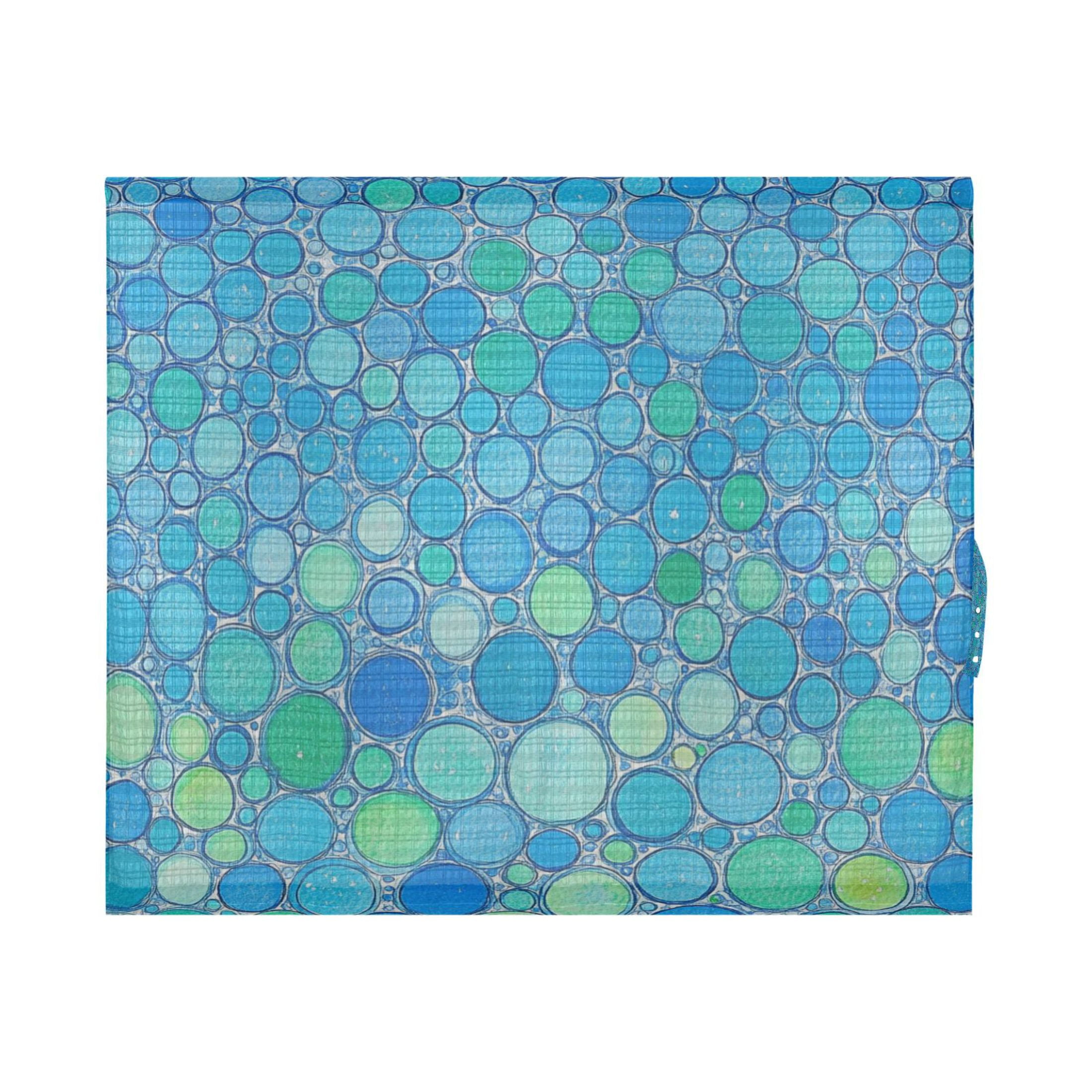 Spring Bubbles Door Panels 25x72in Breathable Mesh Privacy UV Blocking ...