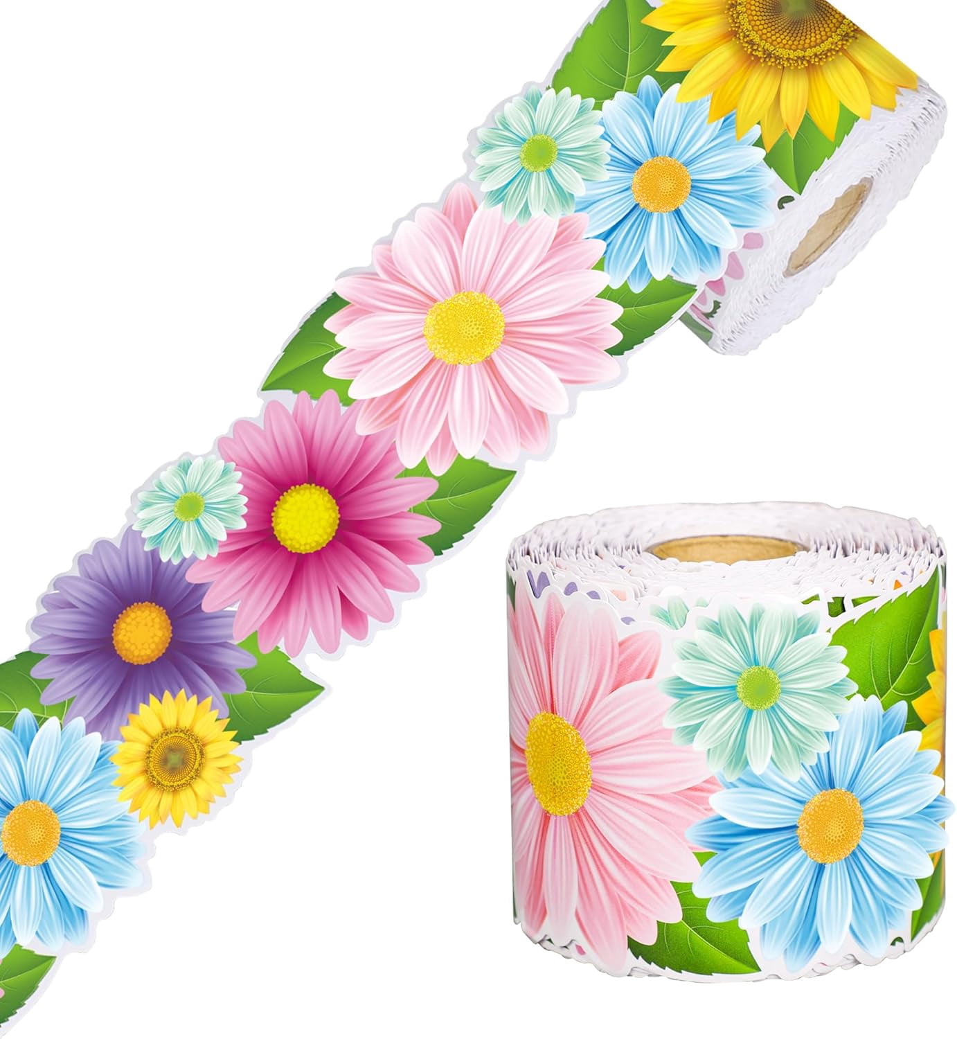 Spring Bulletin Board Borders Daisy Flower Border Trim Classroom ...