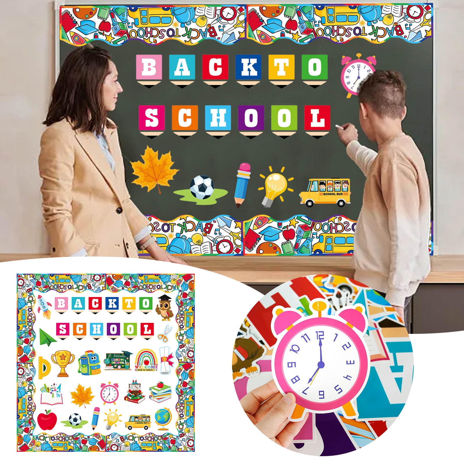 Spring Bulletin Board Decorations for Classroom, 53 Pcs Never Stop ...