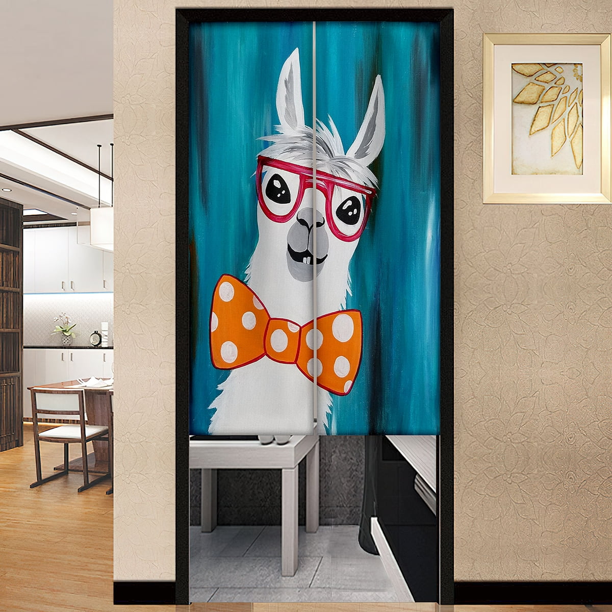 Spring Cartoon Design Japanese Door Curtain Kitchen Living Room ...