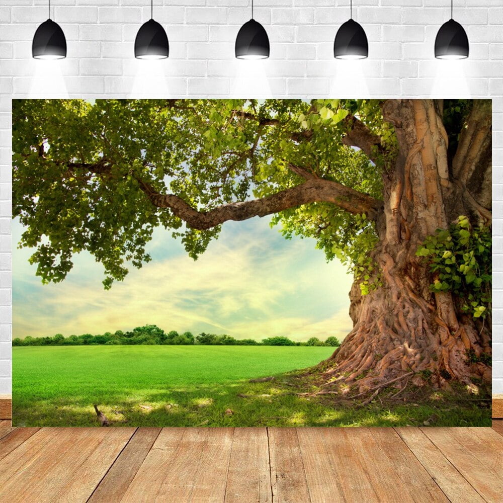 Spring Castle Floral Sea Tropical Forest Scene Photography Backdrop ...