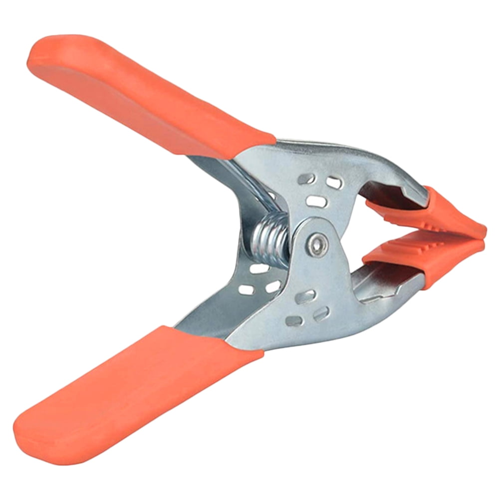 Raindrops Orange Metal Spring Clamp for Home Use Lightweight Portable ...