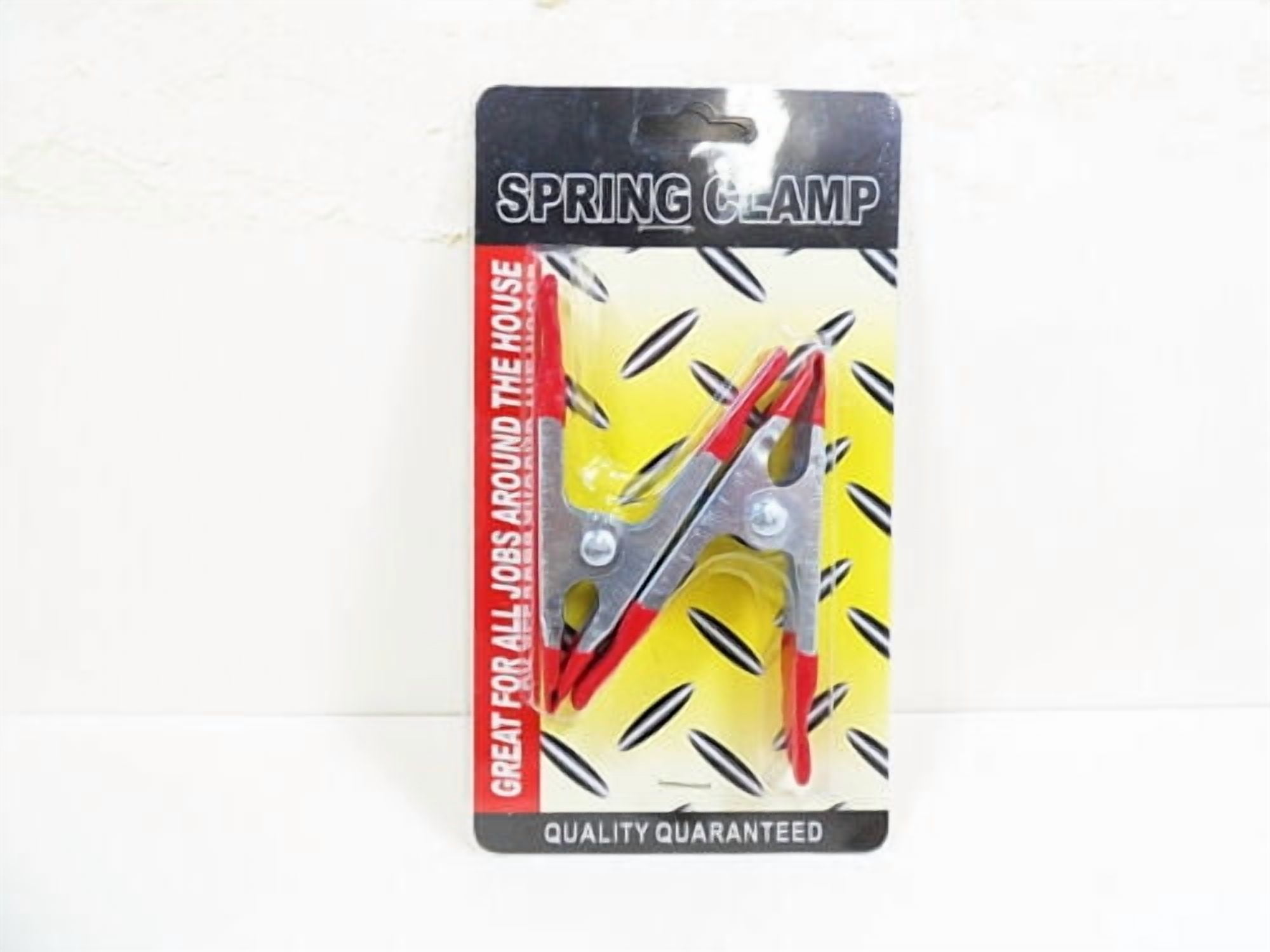 Spring Clamps 4" Metal Clamp 2 Pack Gluing Clamping Woodworking ...