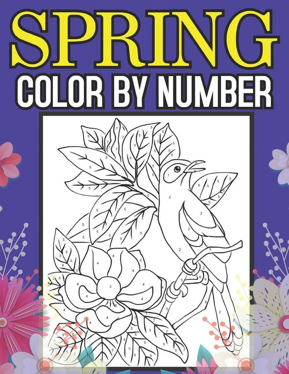 Spring Color By Number Coloring Pages [2025]