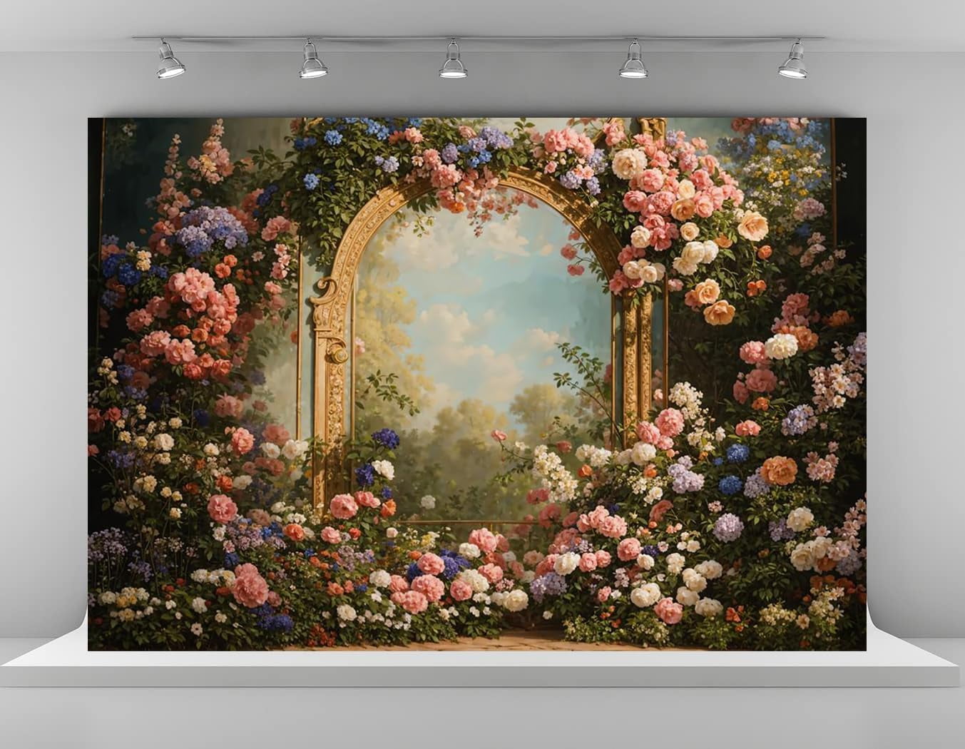 Spring Colorful Flowers Backdrops for Photography Dreamlike Fairy Tale ...