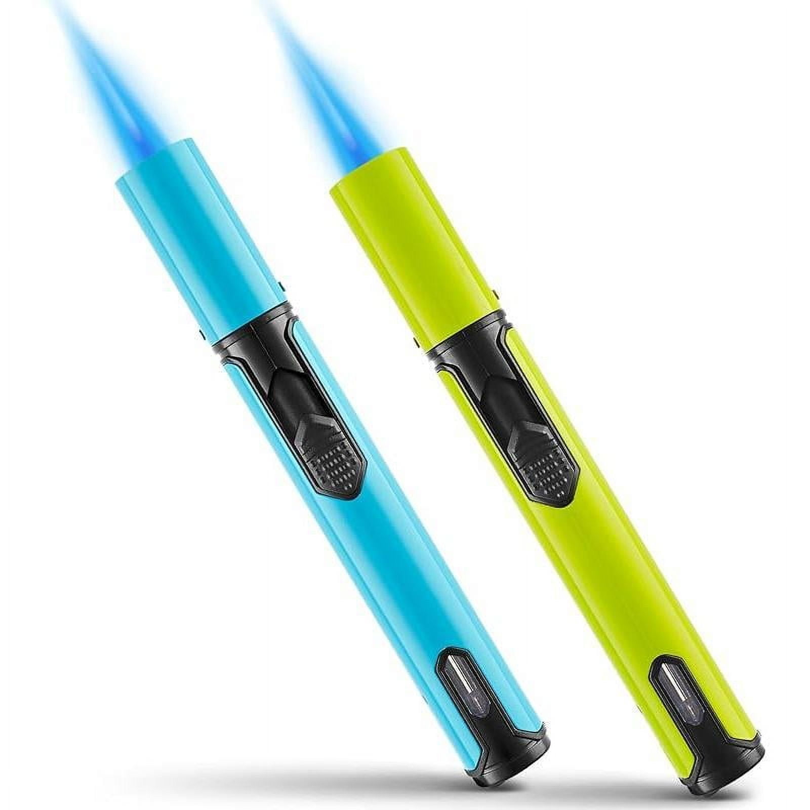 Spring Colors 2 Pack Butane Torch Lighter, 6-inch Jet Flame Butane ...