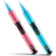 Spring Colors 2 Pack Butane Torch Lighter, 6-inch Jet Flame Butane ...