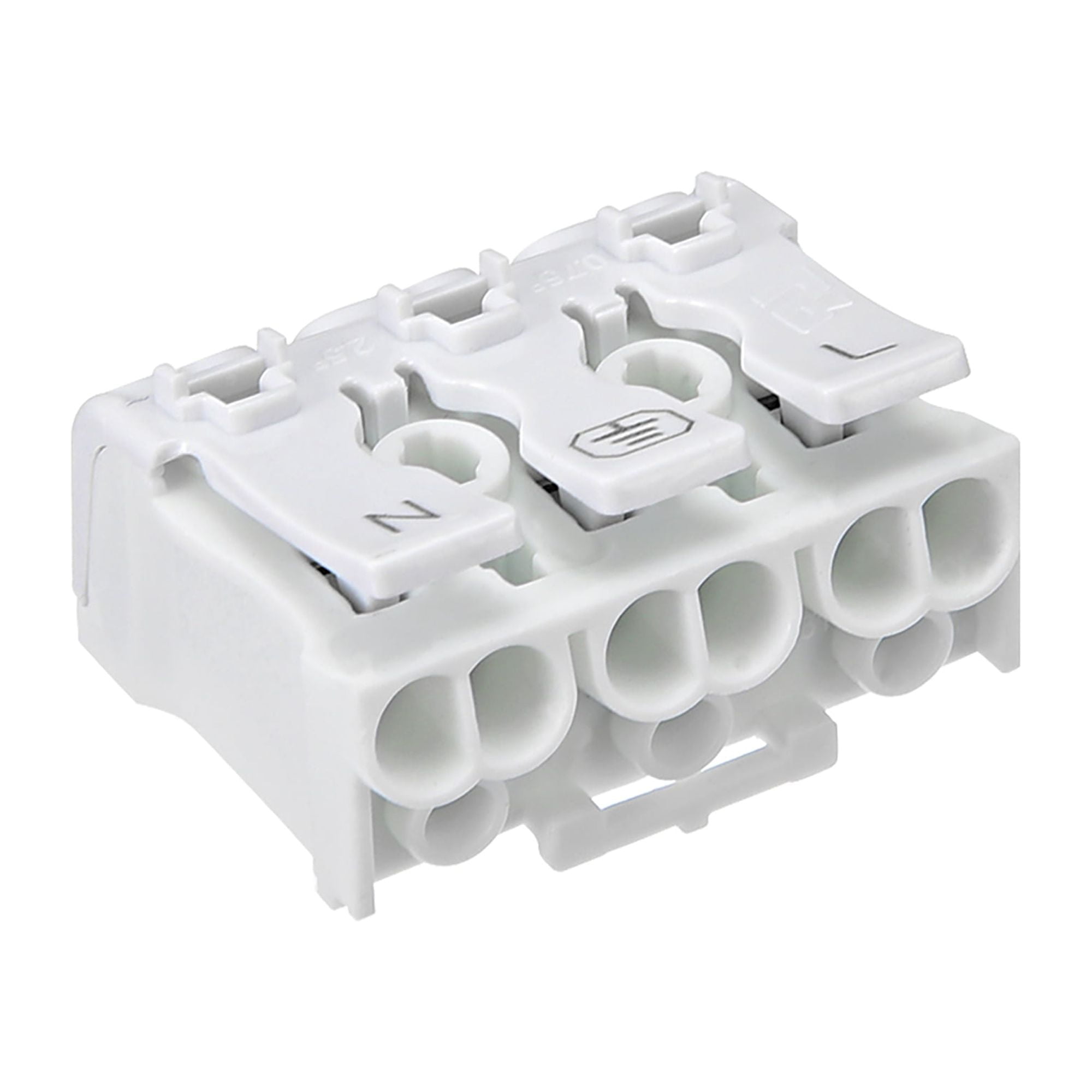 Spring Connectors, Quick Wire Connector Terminal Block 3-Positions ...