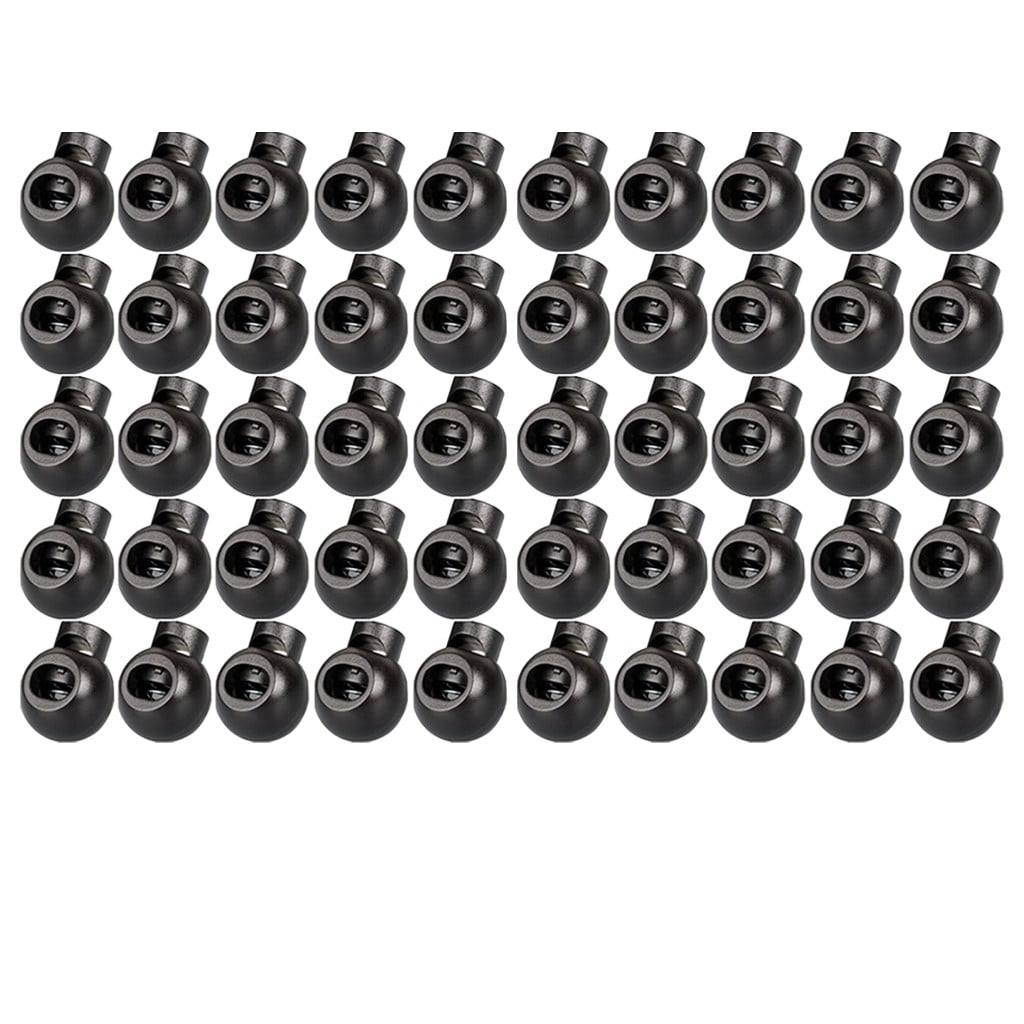 Spring Cord Lock, End Stopper Fastener Slider Toggles Clip 50 pcs ...