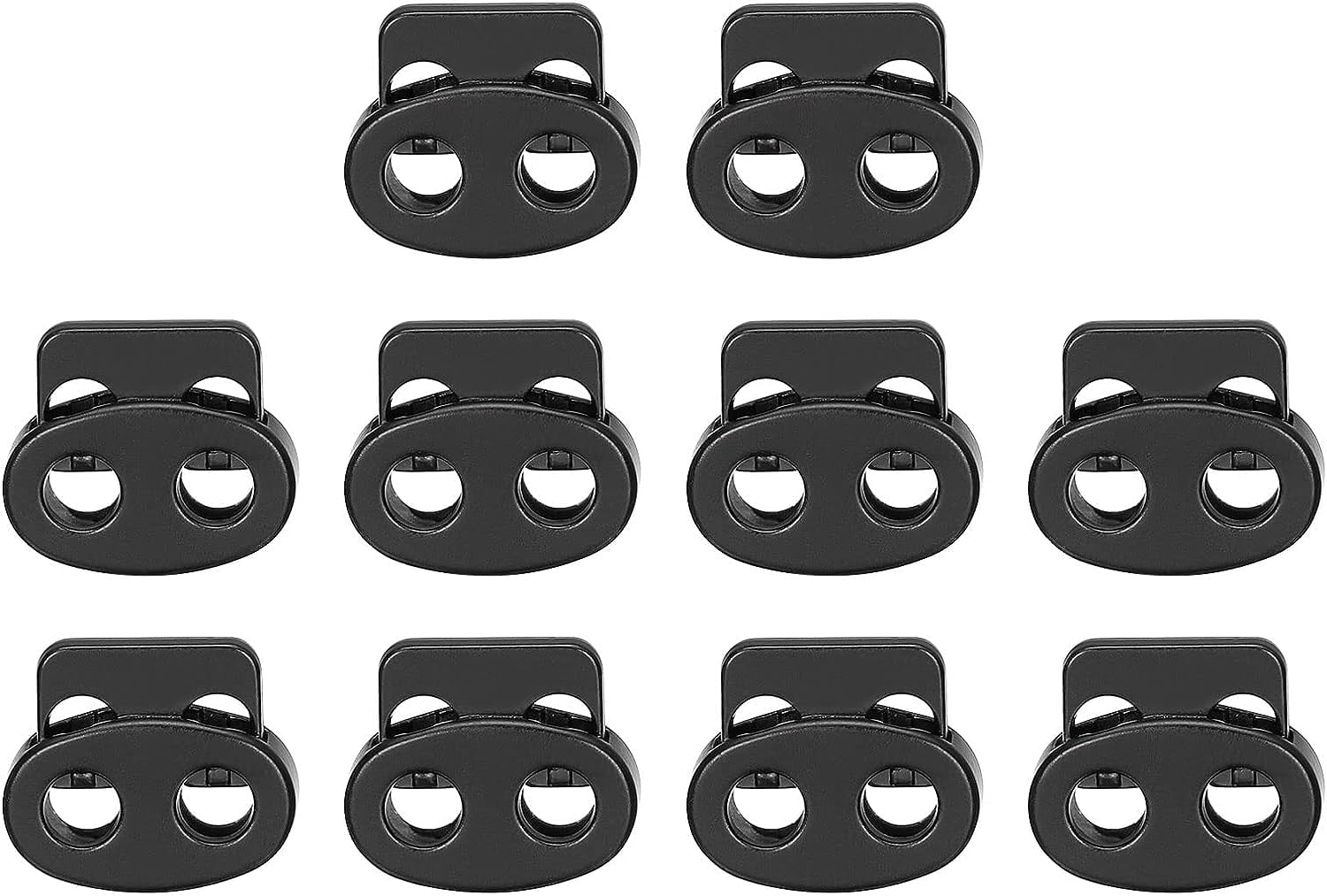 Spring Cord Lock Toggle Double Hole Spring Stopper Alloy Fastener ...